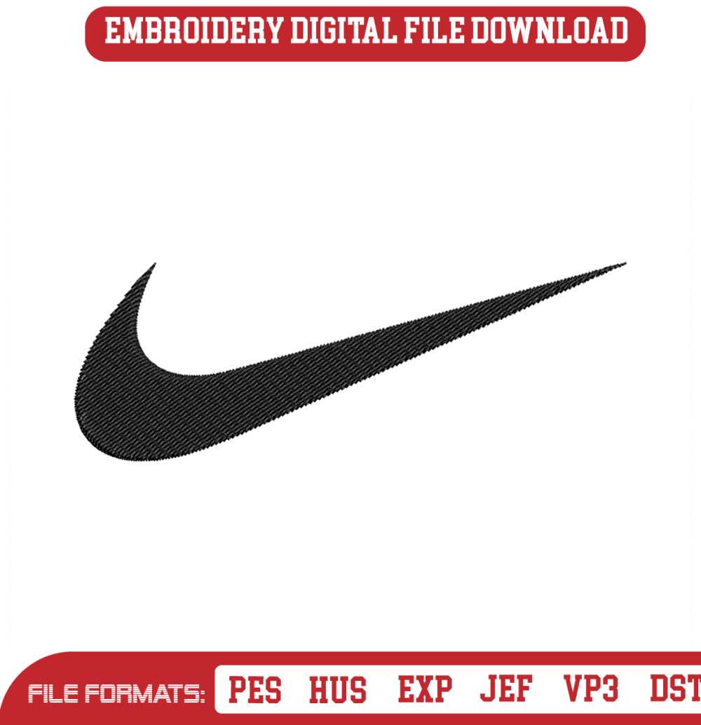 Nike Basic Logo Embroidery Designs File Nike Machine Embroid - Inspire ...