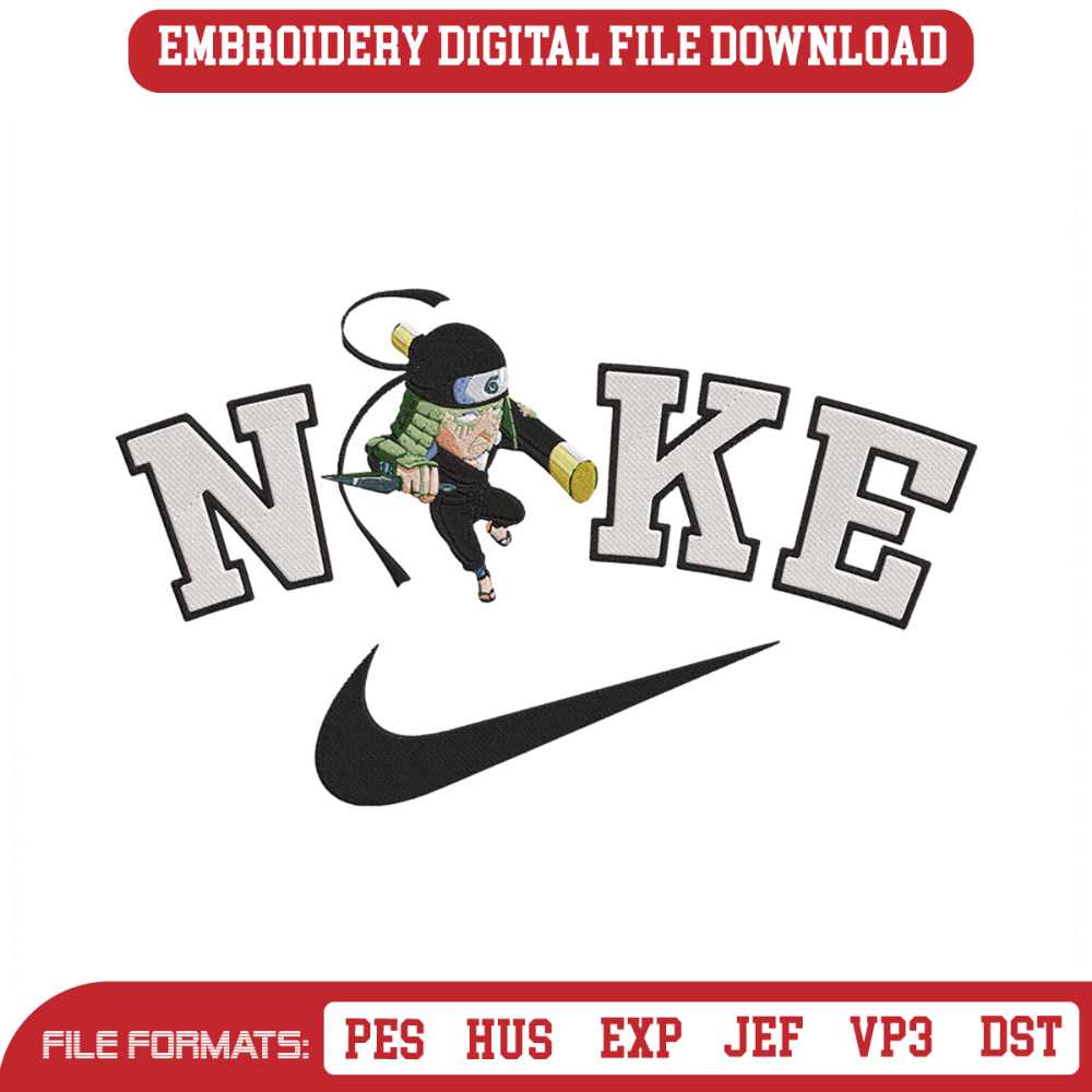 Nike x Chibi Sandaime Hokage Embroidery Designs File - Inspire Uplift