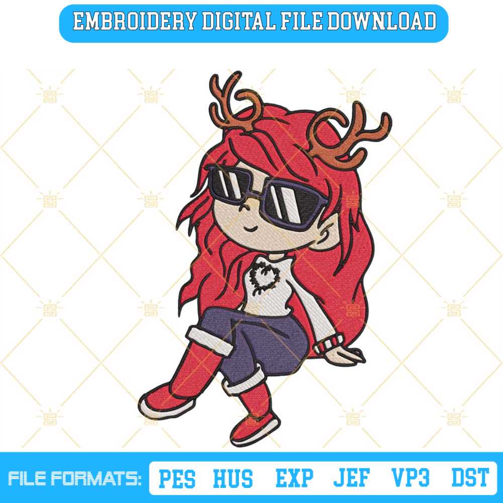 Karol G Christmas Embroidery Design File | Inspire Uplift