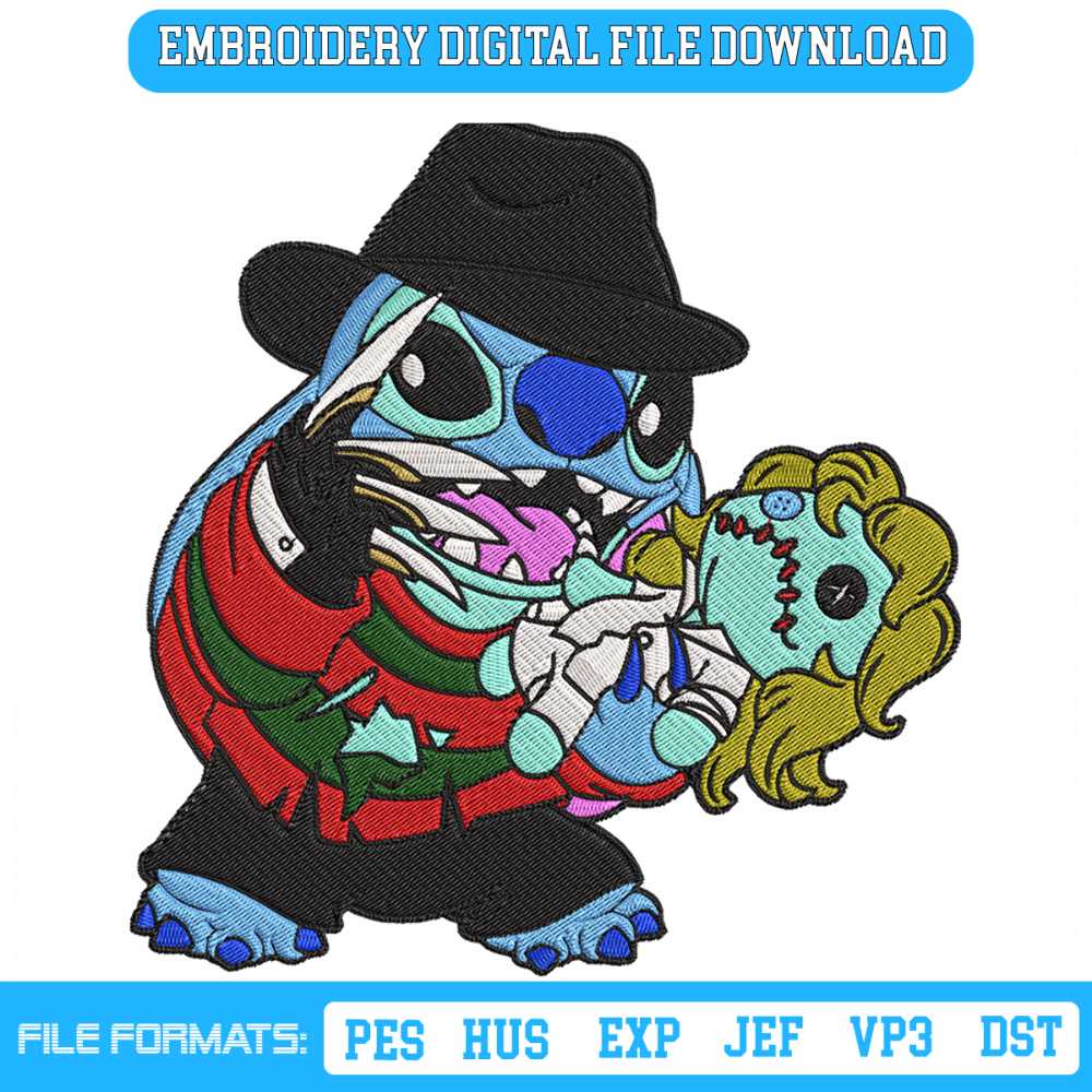 Freddy Stitch Doll Embroidery Designs File | Inspire Uplift