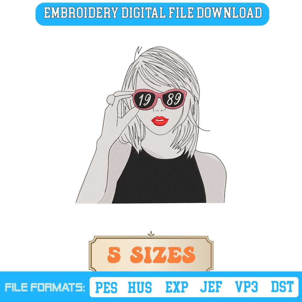 Swiftie Embroidery Design 5 Sizes, Taylor Girls Embroidery D - Inspire ...