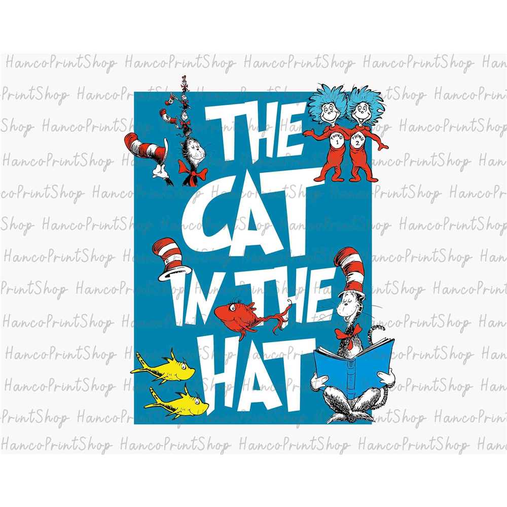 Cat In The Hat PNG, Dr Suess Png, Dr Suess Png, Read Across - Inspire ...