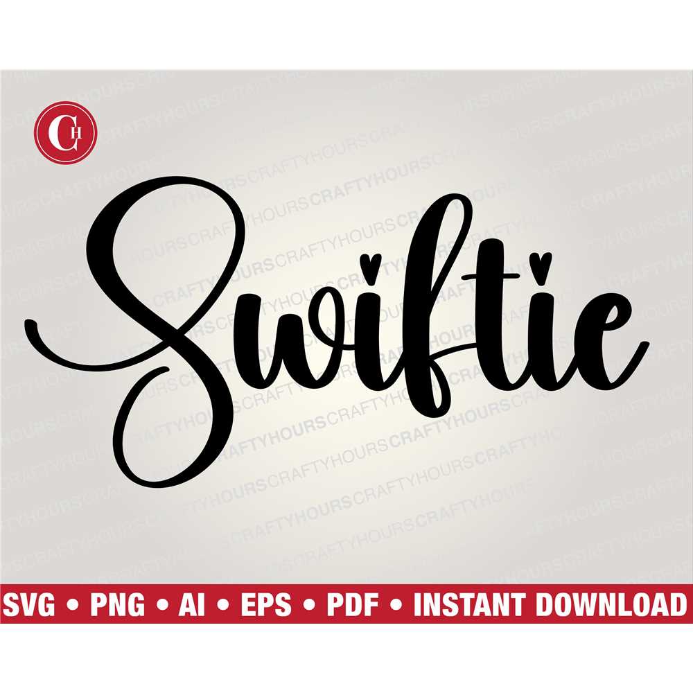 Swiftie SVG , Svg , Png , Pdf , INSTANT DOWNLOAD | Inspire Uplift