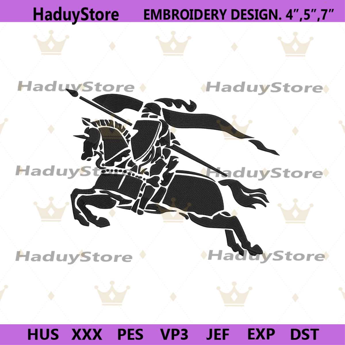Burberry Horse Brand Logo Embroidery Download File | Inspire Uplift