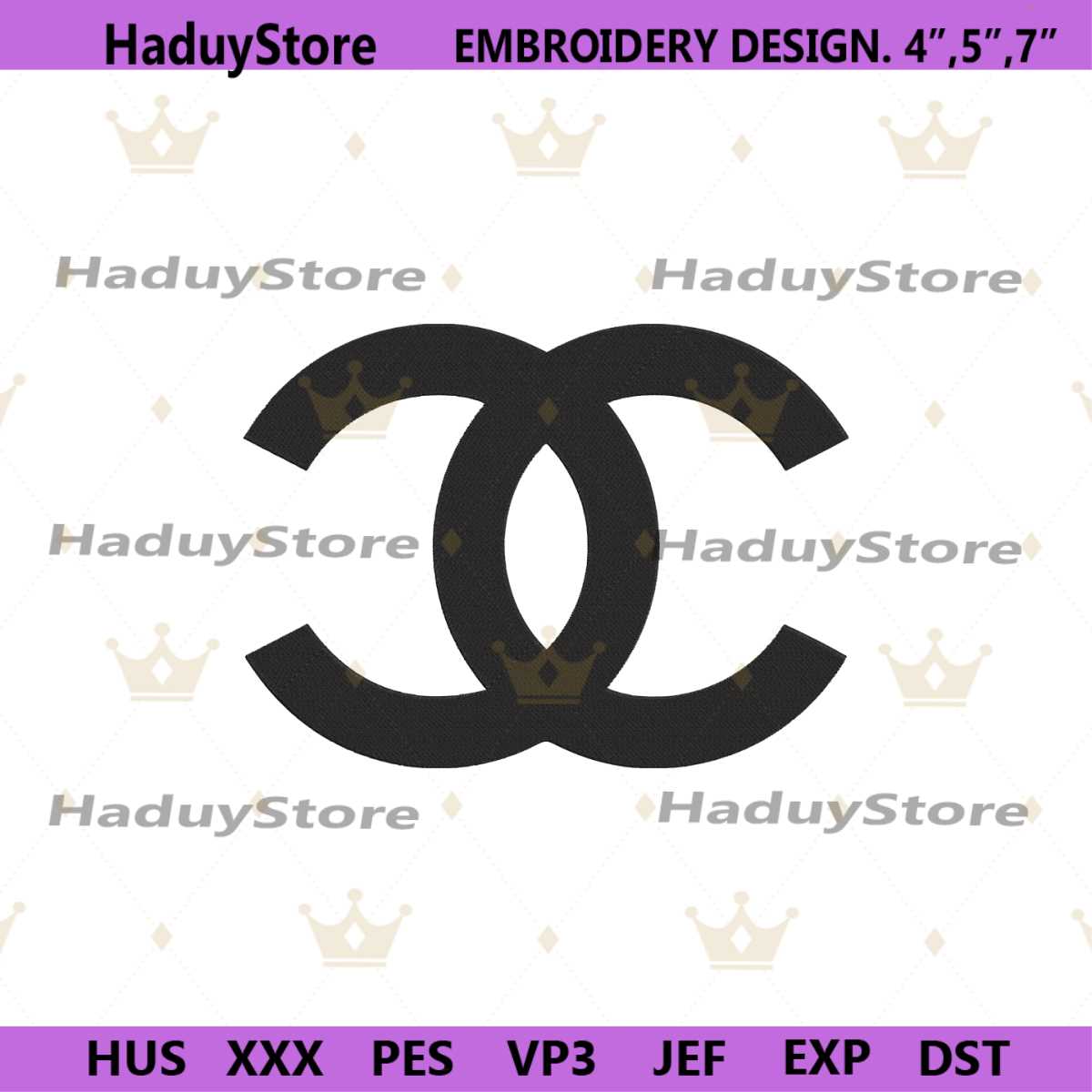 Chanel Fashion Logo Embroidery Design Download | Inspire Uplift