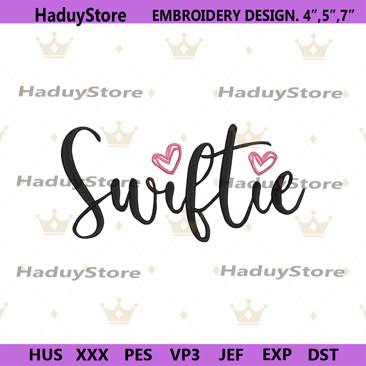 Swifties Embroidery Design Digital Download Files | Inspire Uplift