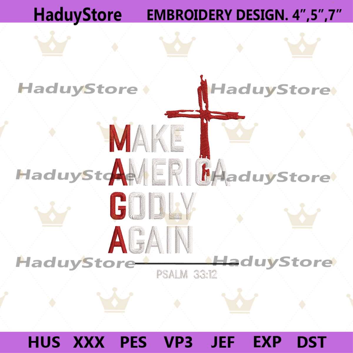 Maga Make America Machine Embroidery Design, Make America Go | Inspire ...