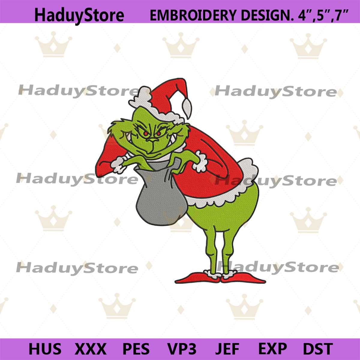 Christmas Grinch Embroidery Design Files, The Grinch Machine | Inspire ...
