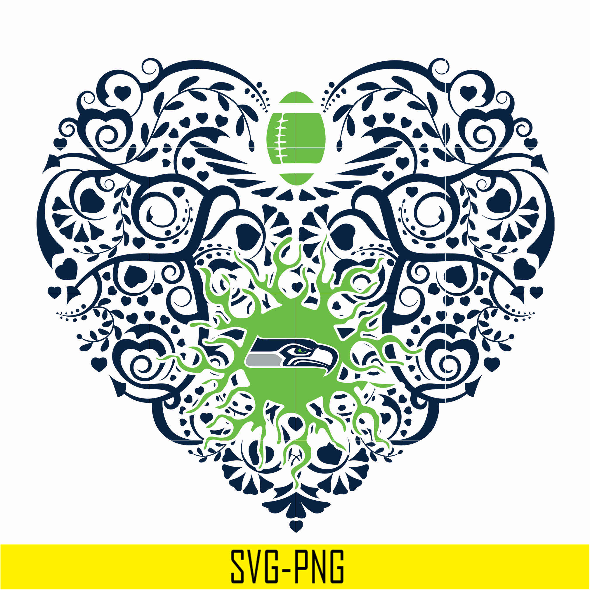 Seattle Seahawks heart svg, seahawks heart svg, Nfl svg, png | Inspire ...
