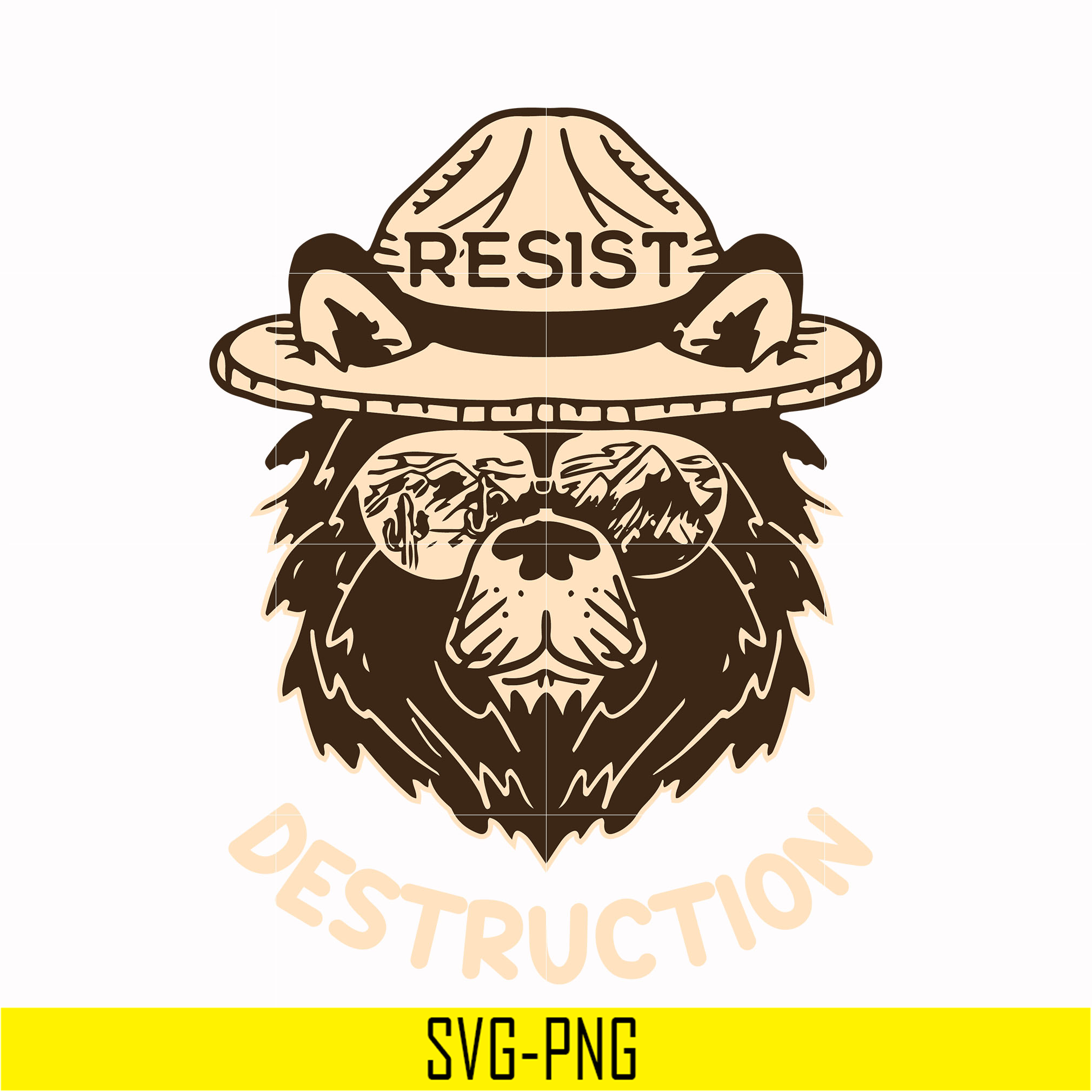 Resist destruction svg, png, dxf, eps digital file OTH0030 | Inspire Uplift