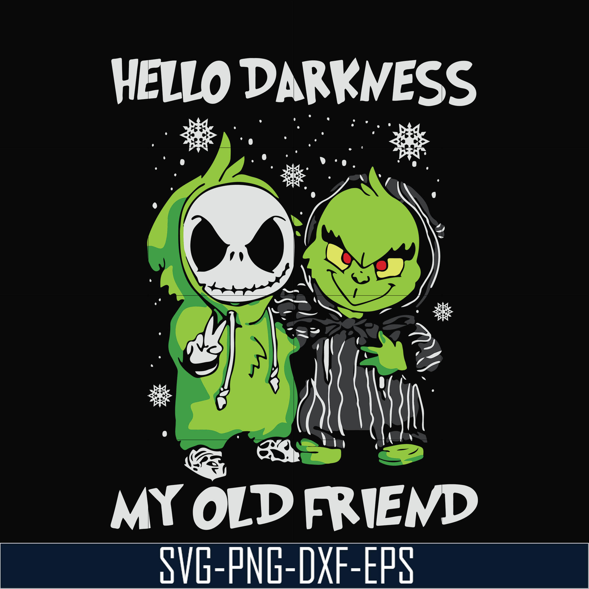 Hello darkness my old friend, Grinch svg, png, dxf, eps digi - Inspire ...