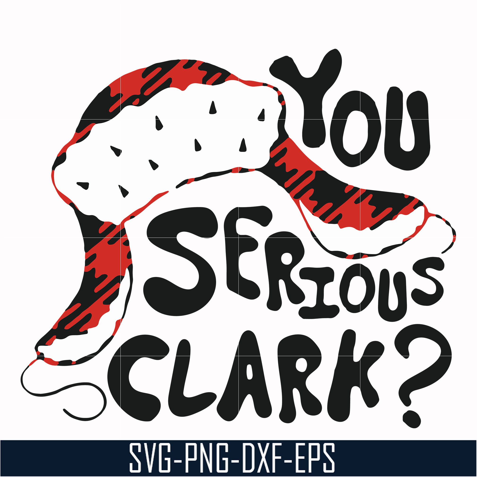 You serious clark svg, png, dxf, eps digital file NCRM140720 - Inspire ...