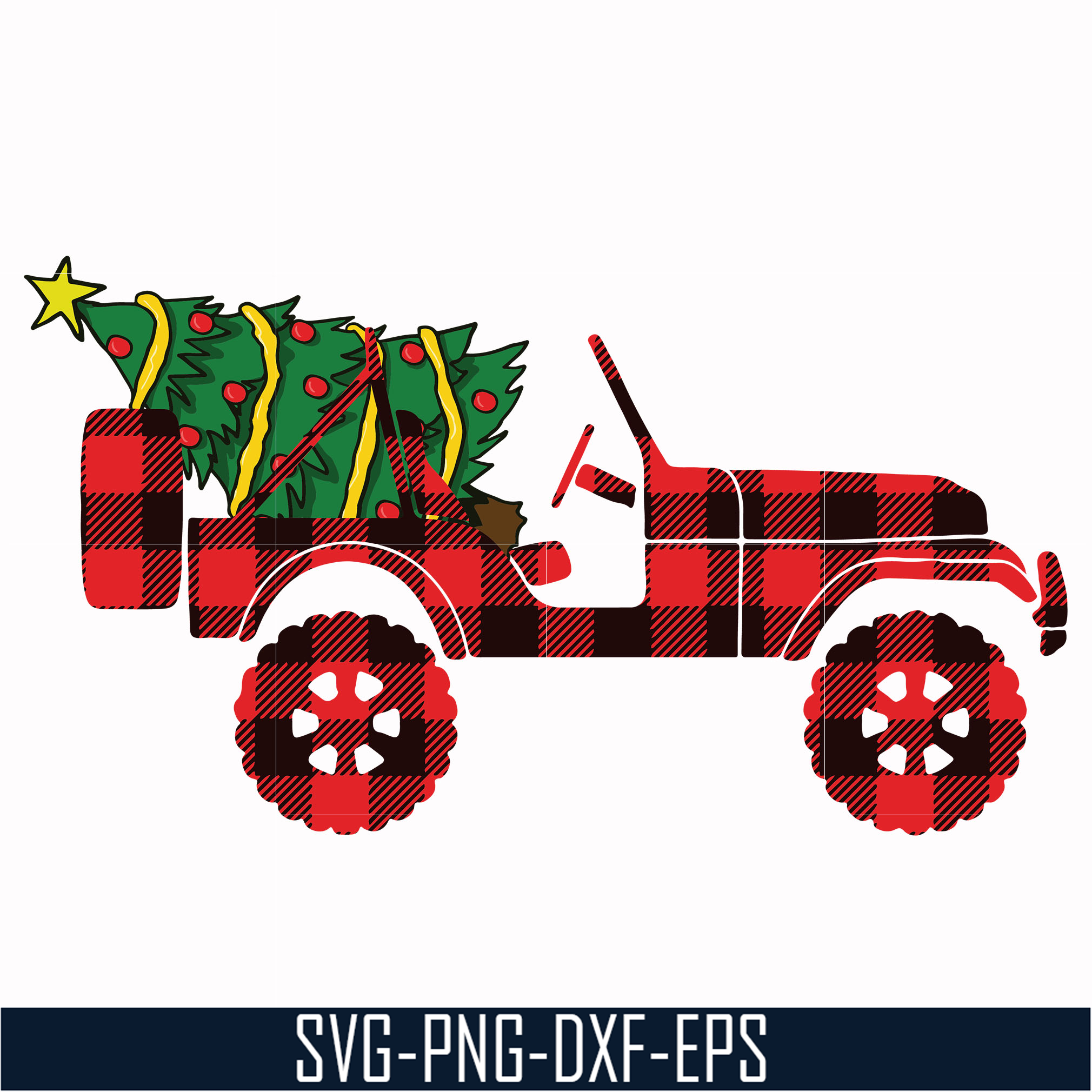 Christmas Tree jeep svg, png, dxf, eps digital file NCRM1607 | Inspire ...