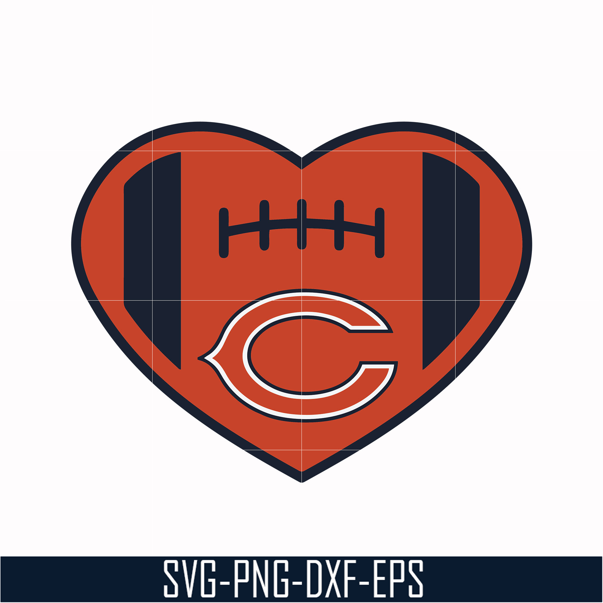 Chicago Bears heart svg, Chicago Bears svg, Bears svg, Sport | Inspire ...