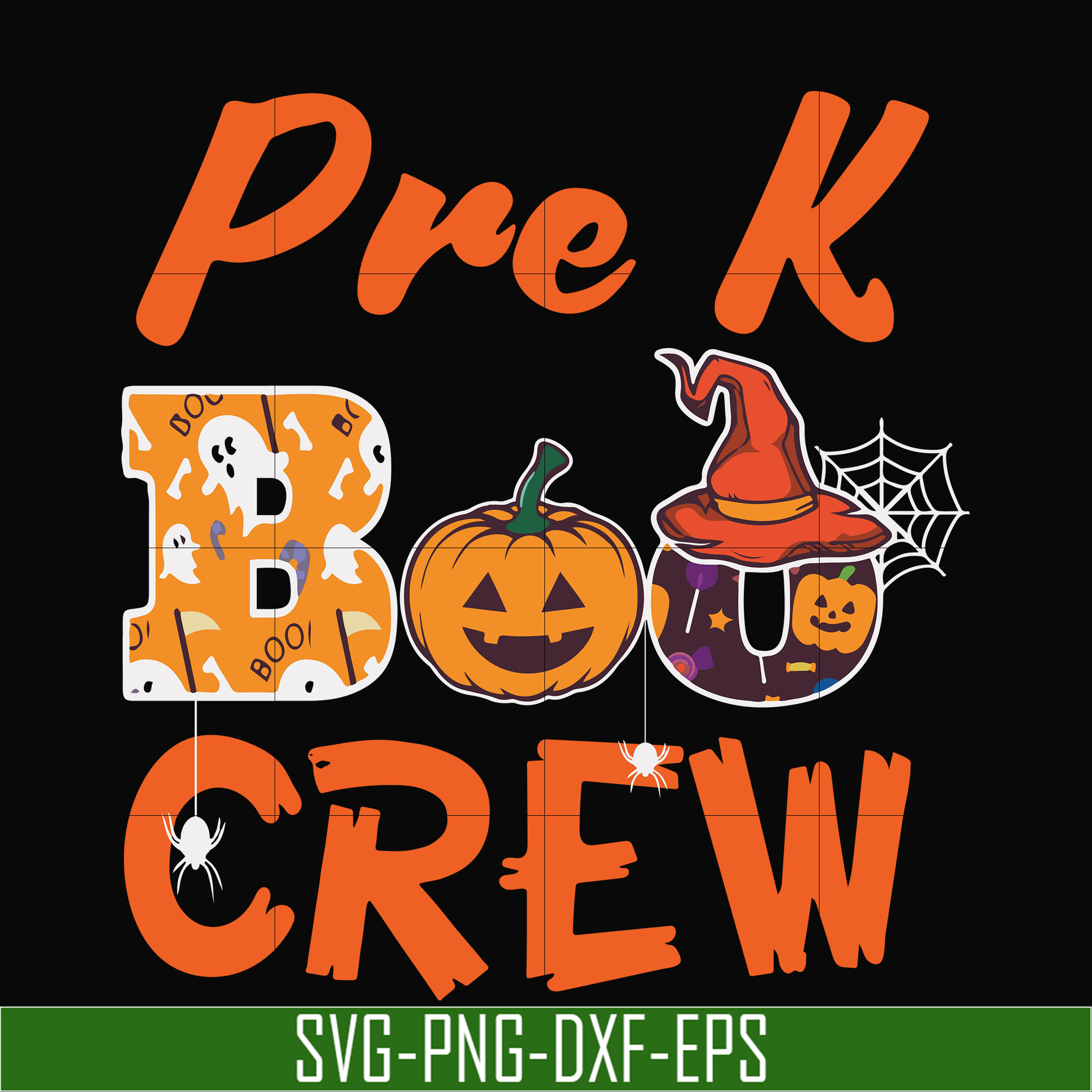 Pre k boo crew svg, halloween svg, png, dxf, eps digital fil | Inspire ...