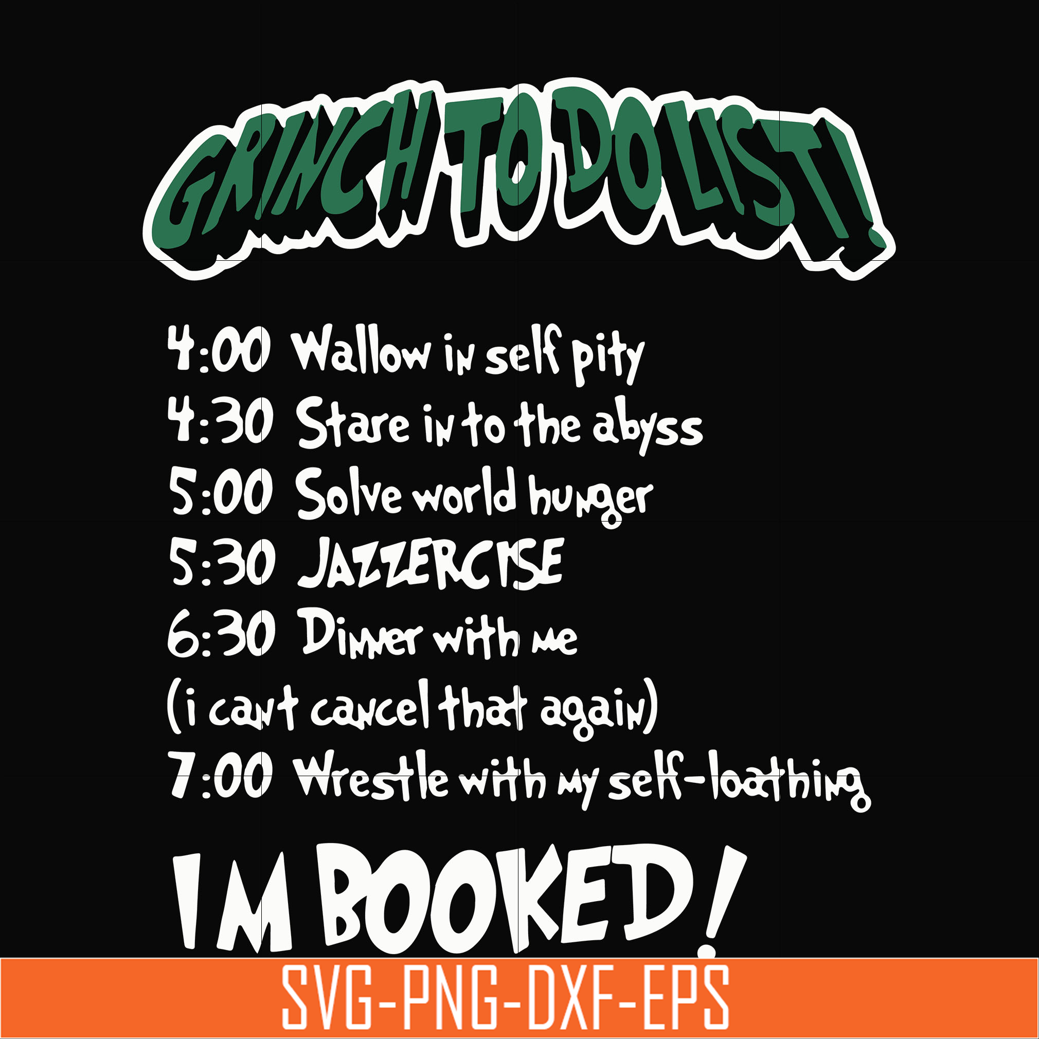 Grinch to do list svg, christmas svg, png, dxf, eps digital - Inspire ...