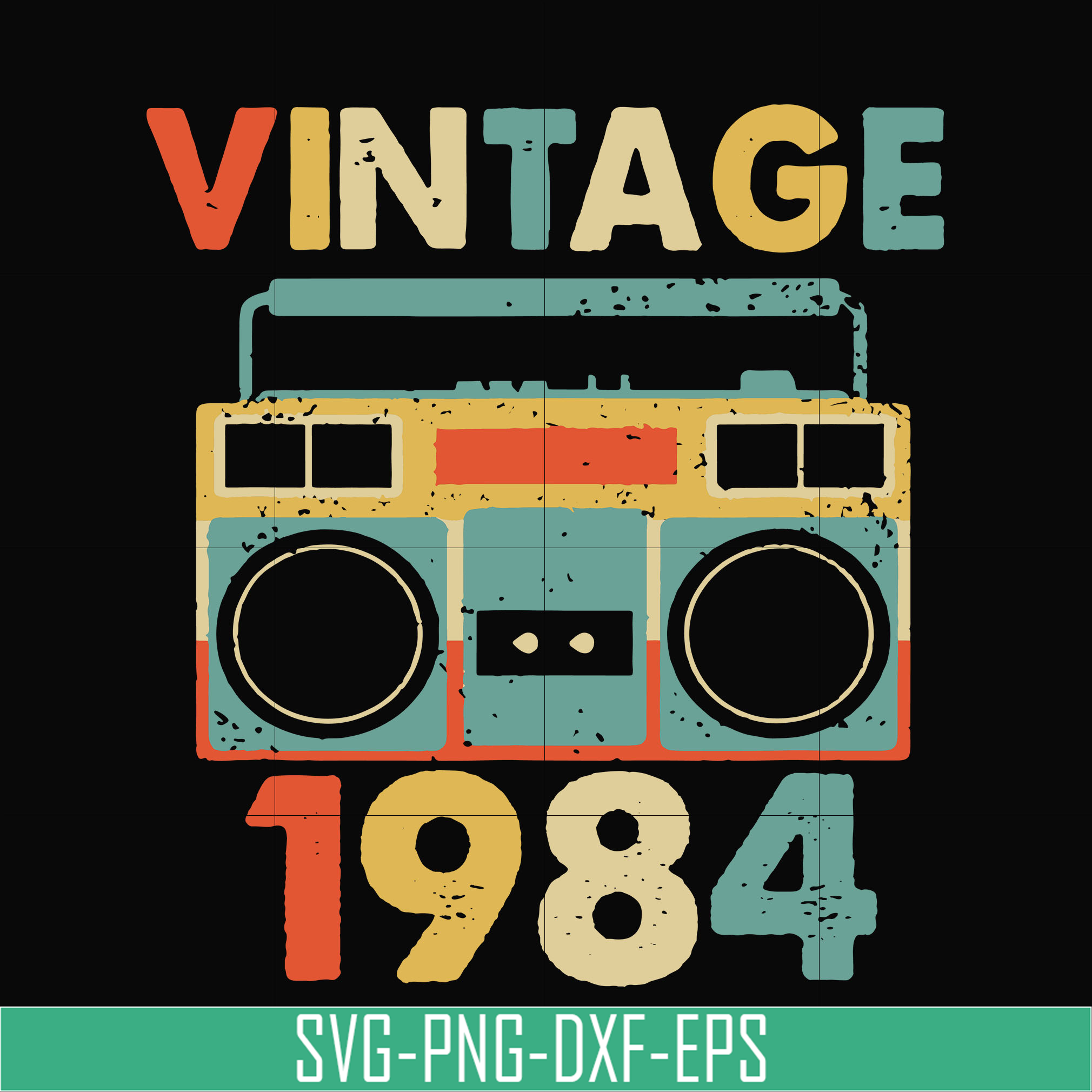 Vintage November 1984 svg, png, dxf, eps digital file NBD002 | Inspire ...