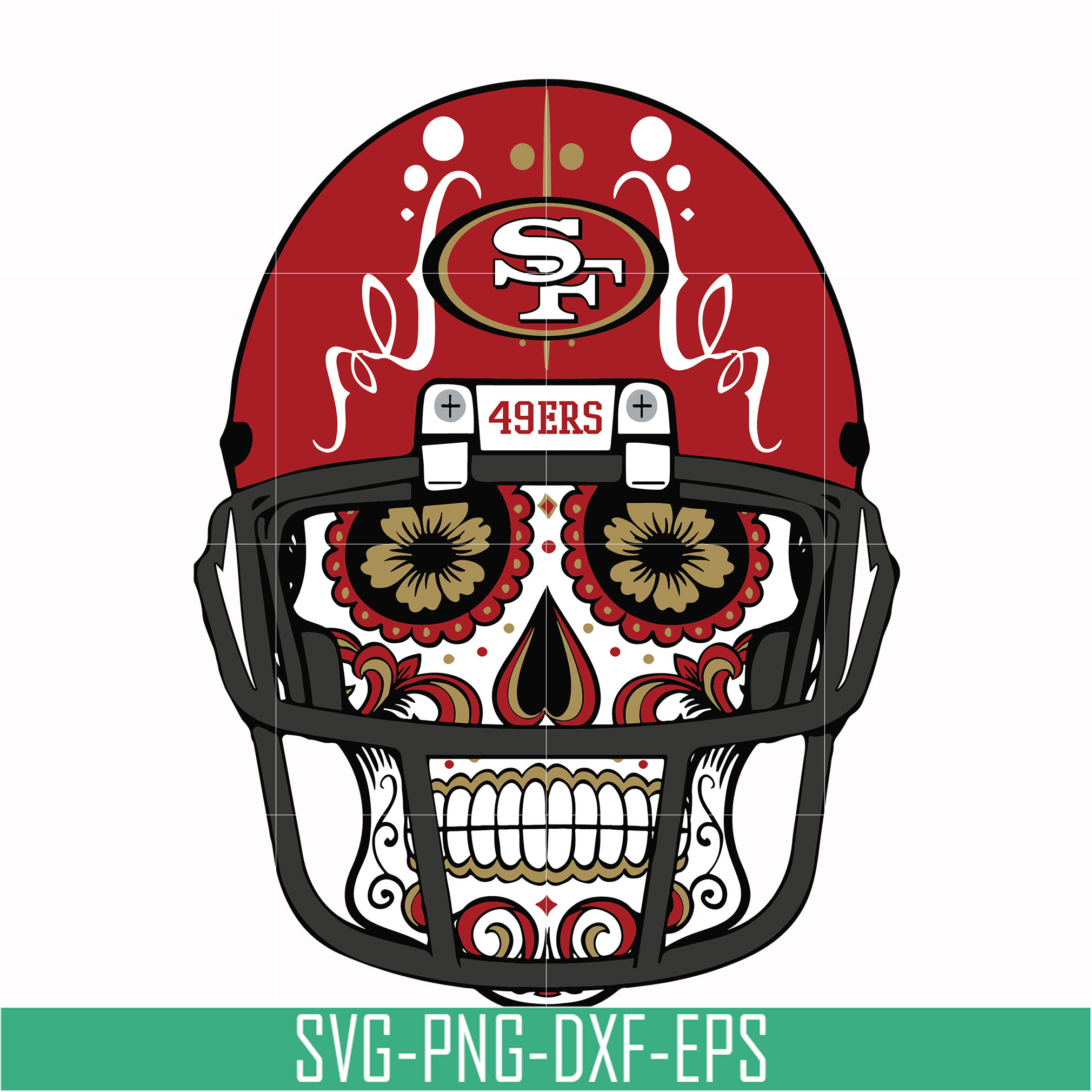 San francisco 49ers skull svg, 49ers skull svg, Nfl svg, png | Inspire ...