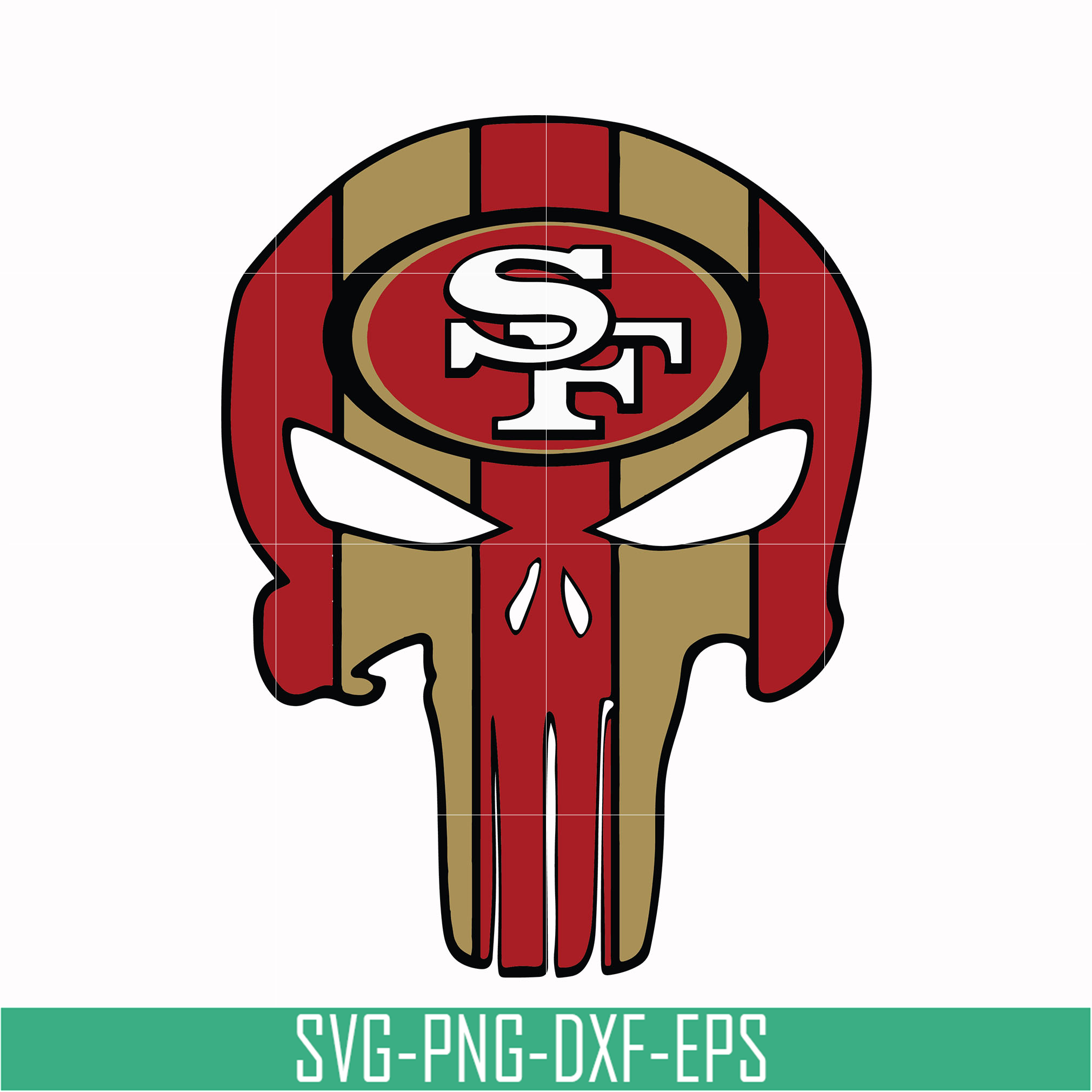 San francisco 49ers skull svg, 49ers skull svg, Nfl svg, png - Inspire ...