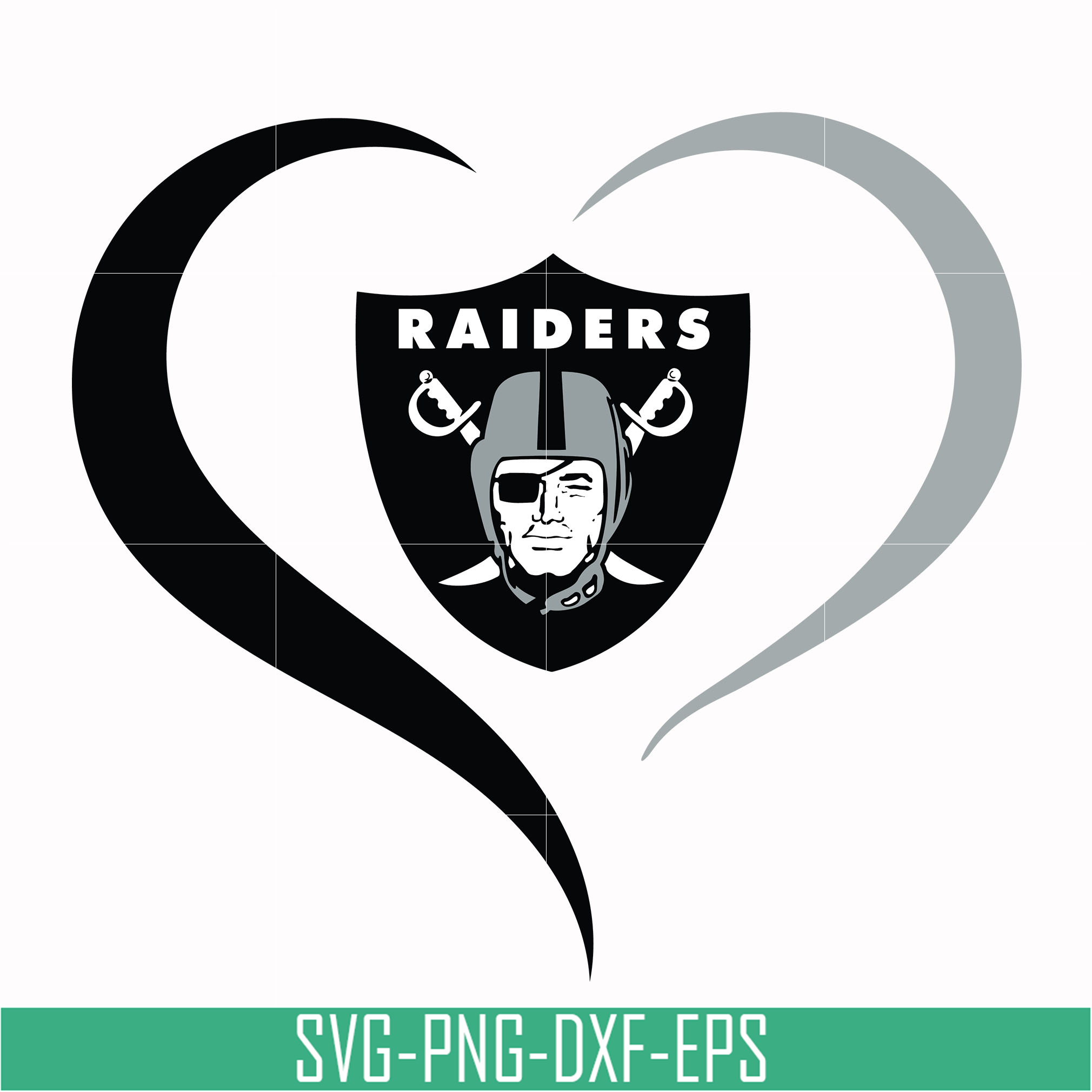 Las Vegas Raiders heart svg, Raiders heart svg, Nfl svg, png - Inspire ...