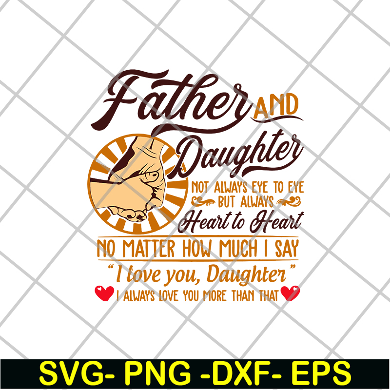 father and daughter svg, png, dxf, eps digital file FTD21052 - Inspire ...