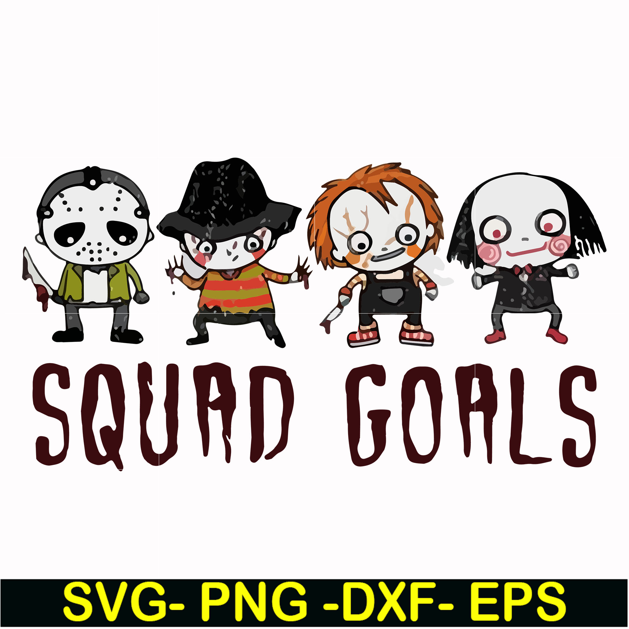 squad goals svg, png, dxf, eps digital file HLW0121 - Inspire Uplift