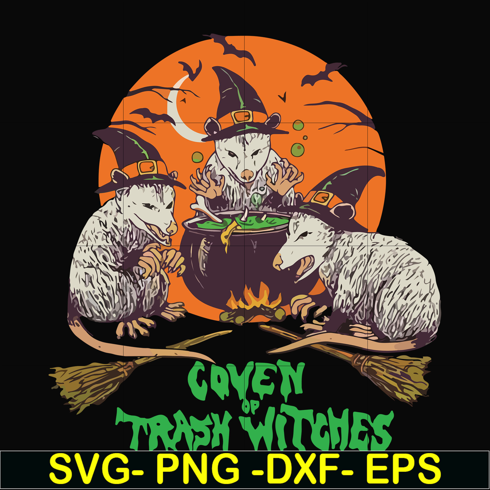Coven of trash witches svg, halloween svg, png, dxf, eps dig - Inspire ...