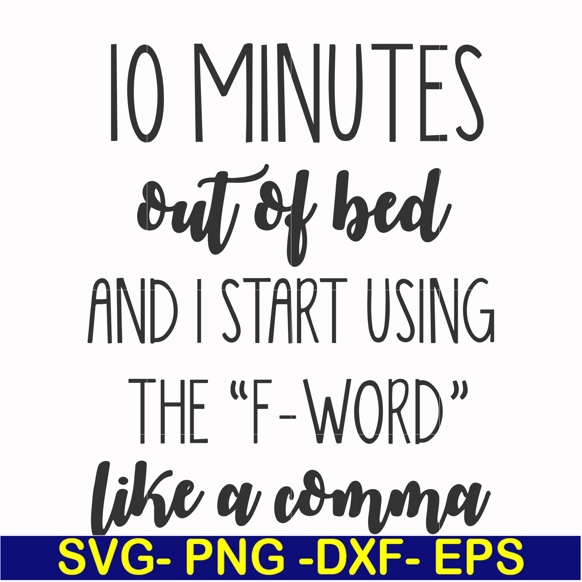 word like a comma svg, png, dxf, eps file FN000620 - Inspire Uplift