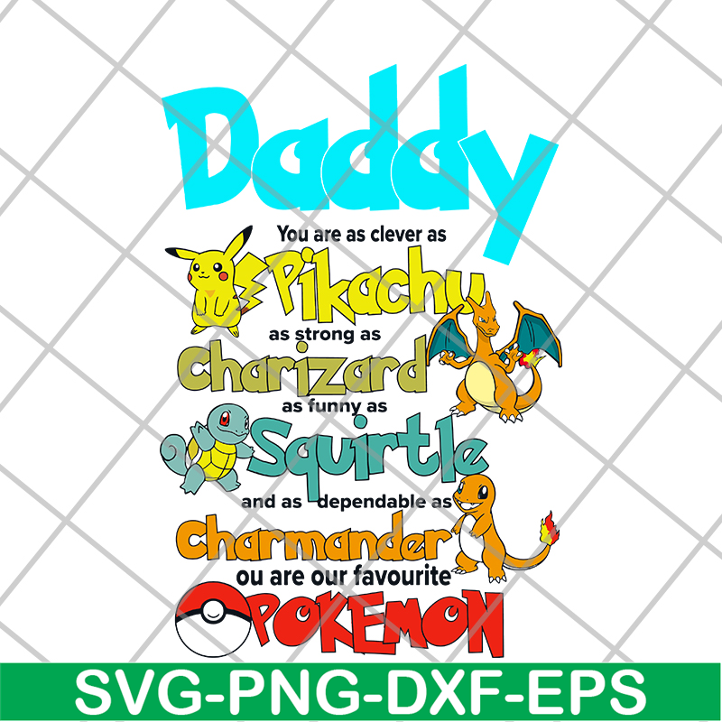 Pokemon inspired OUR father svg, png, dxf, eps digital file - Inspire ...