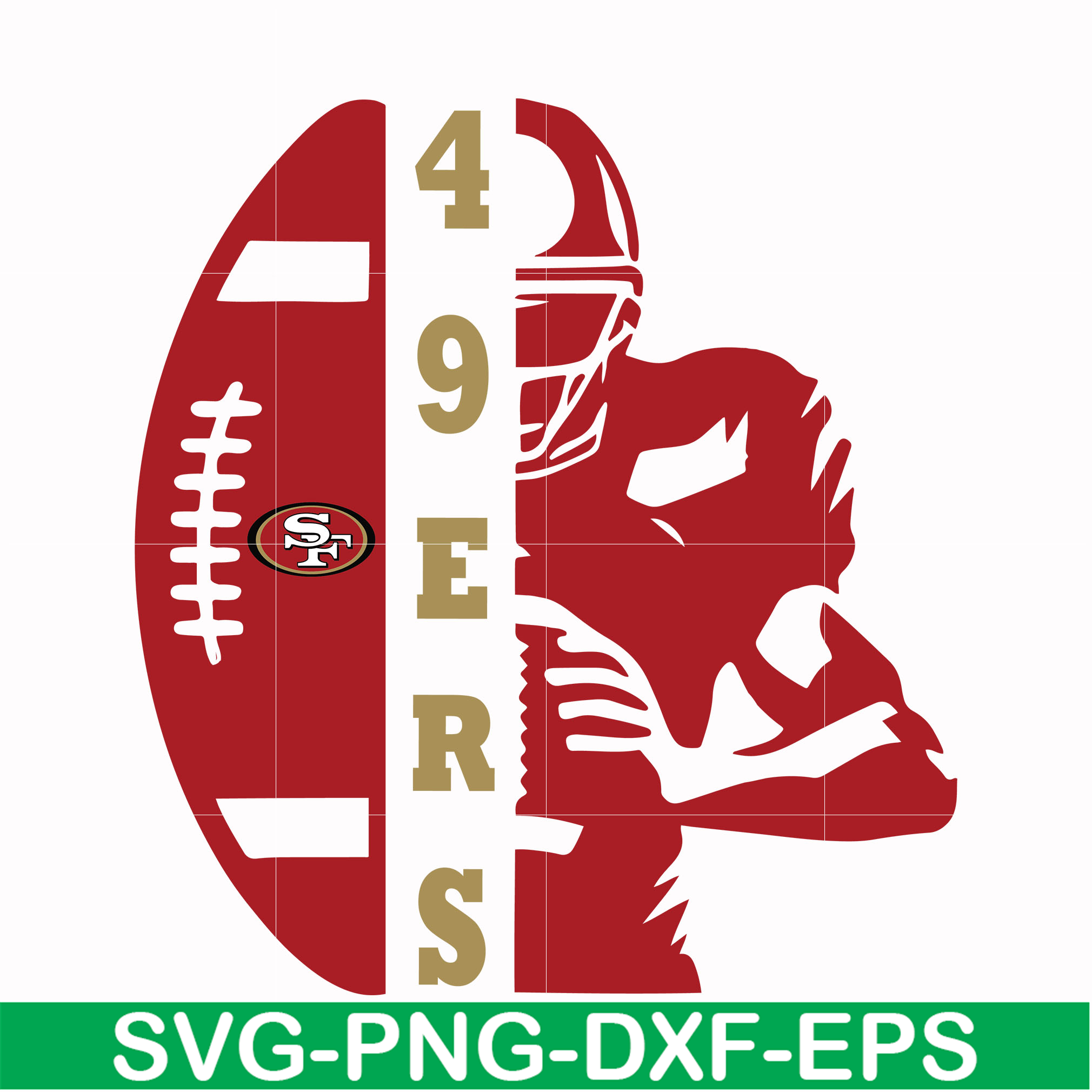 San francisco 49ers svg, 49ers svg, Nfl svg, png, dxf, eps d - Inspire ...