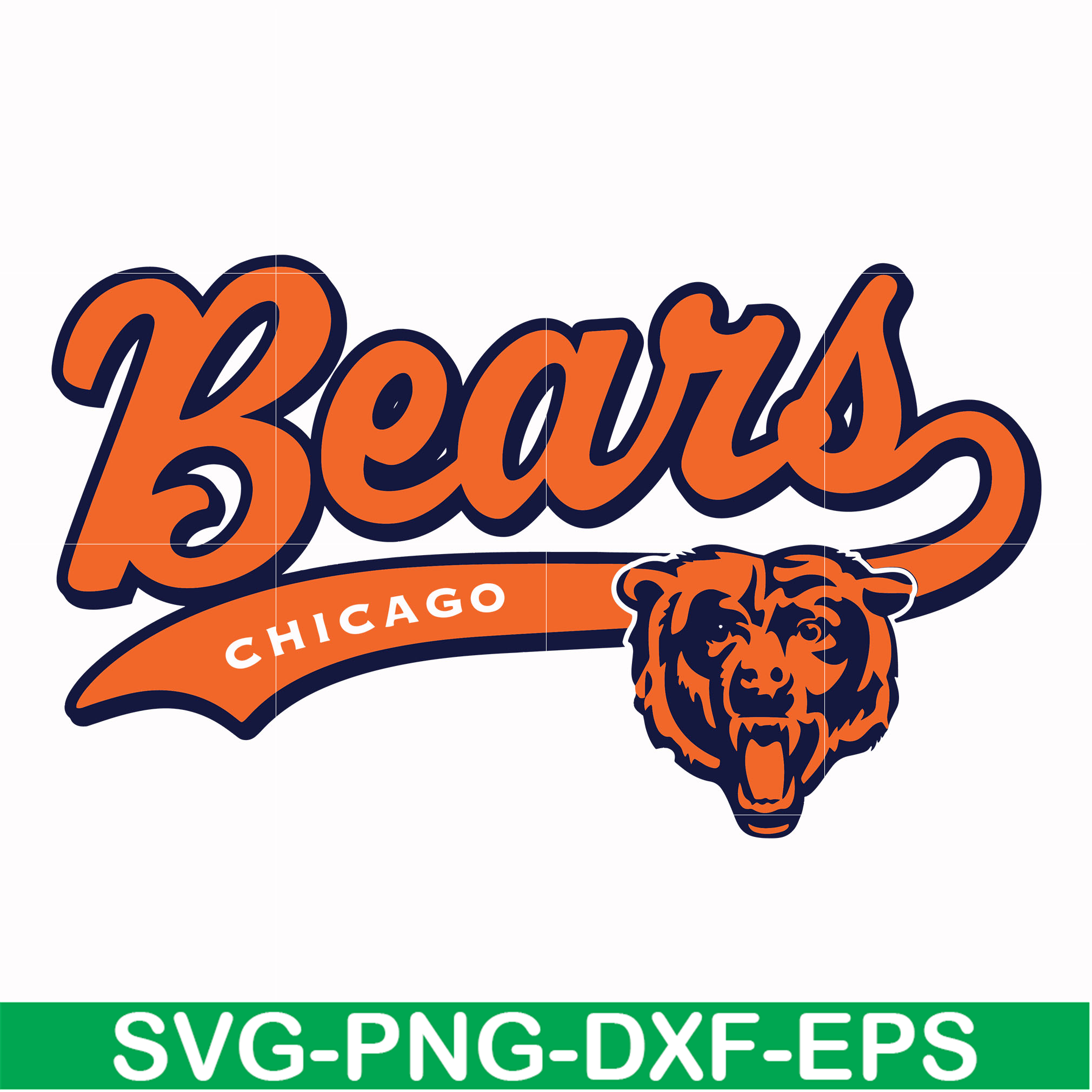 Qualityprint Chicago Bears Logo svg, Chicago Bears svg, Spor | Inspire ...