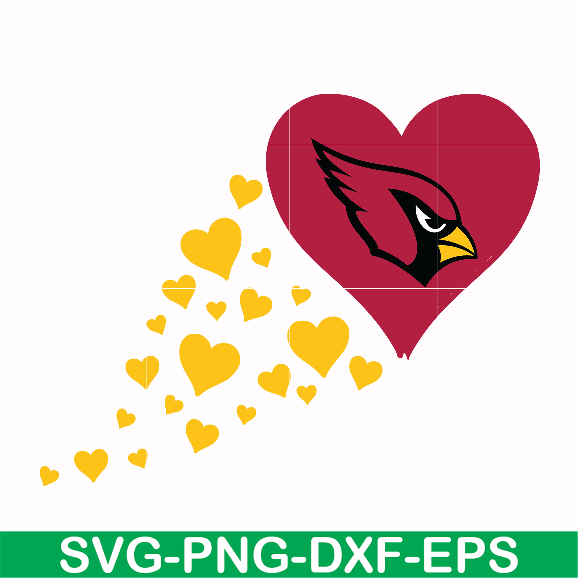 Arizona Cardinals heart svg, Cardinals heart svg, Nfl svg, p | Inspire ...