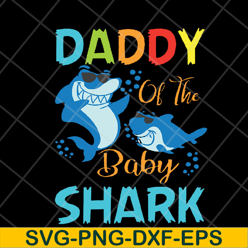 daddy on the baby shark svg, png, dxf, eps digital file FTD1 | Inspire ...