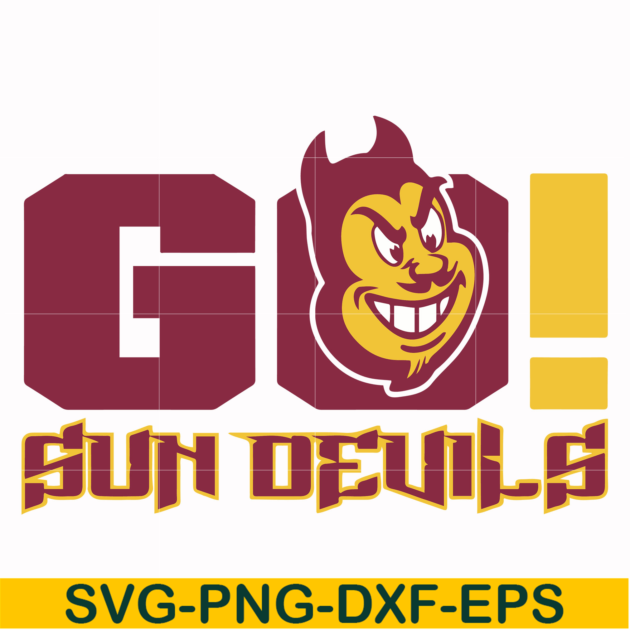 Arizona State Sun Devils svg, png, dxf, eps file NCAA0000211 | Inspire ...