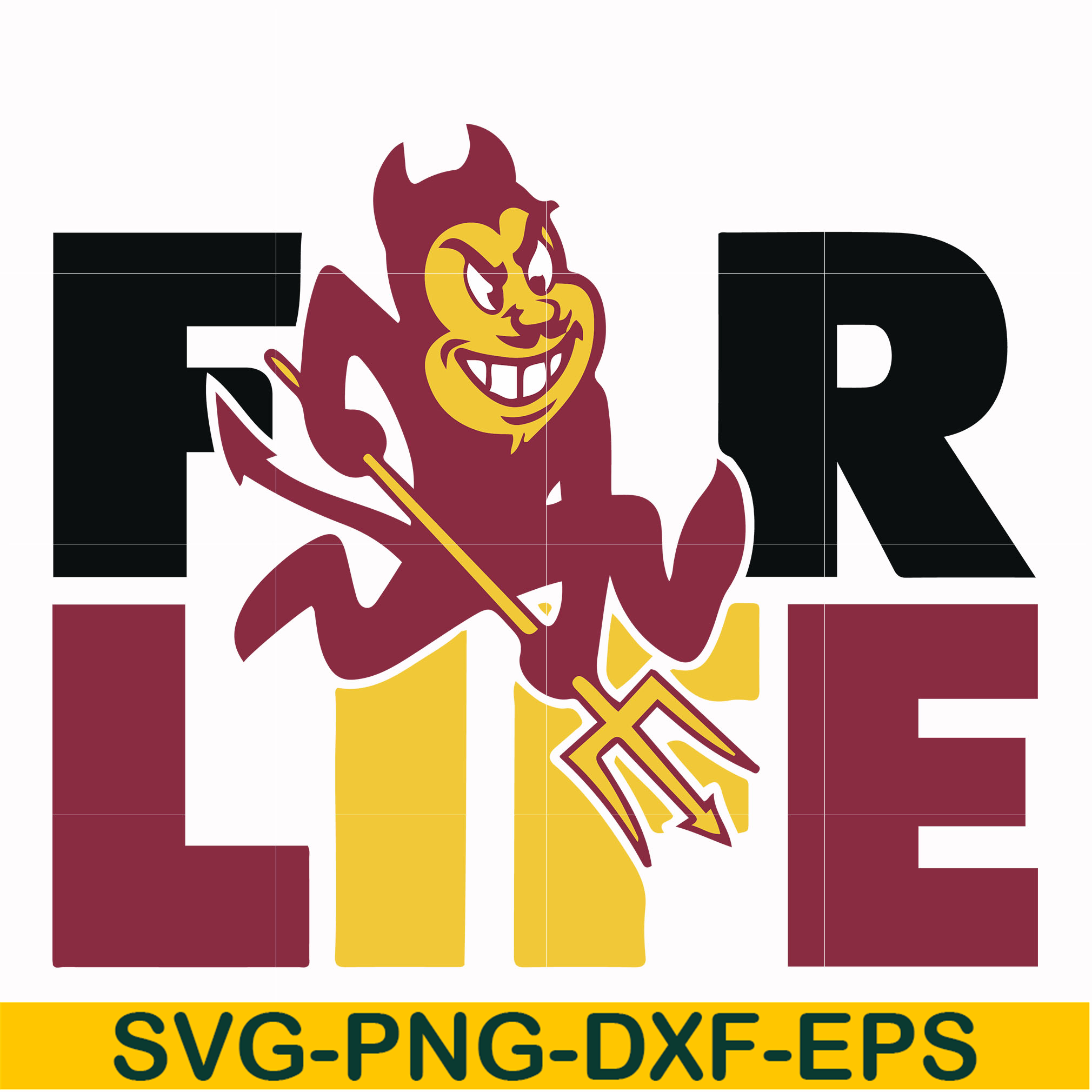 Arizona State Sun Devils svg, png, dxf, eps file NCAA0000217 | Inspire ...