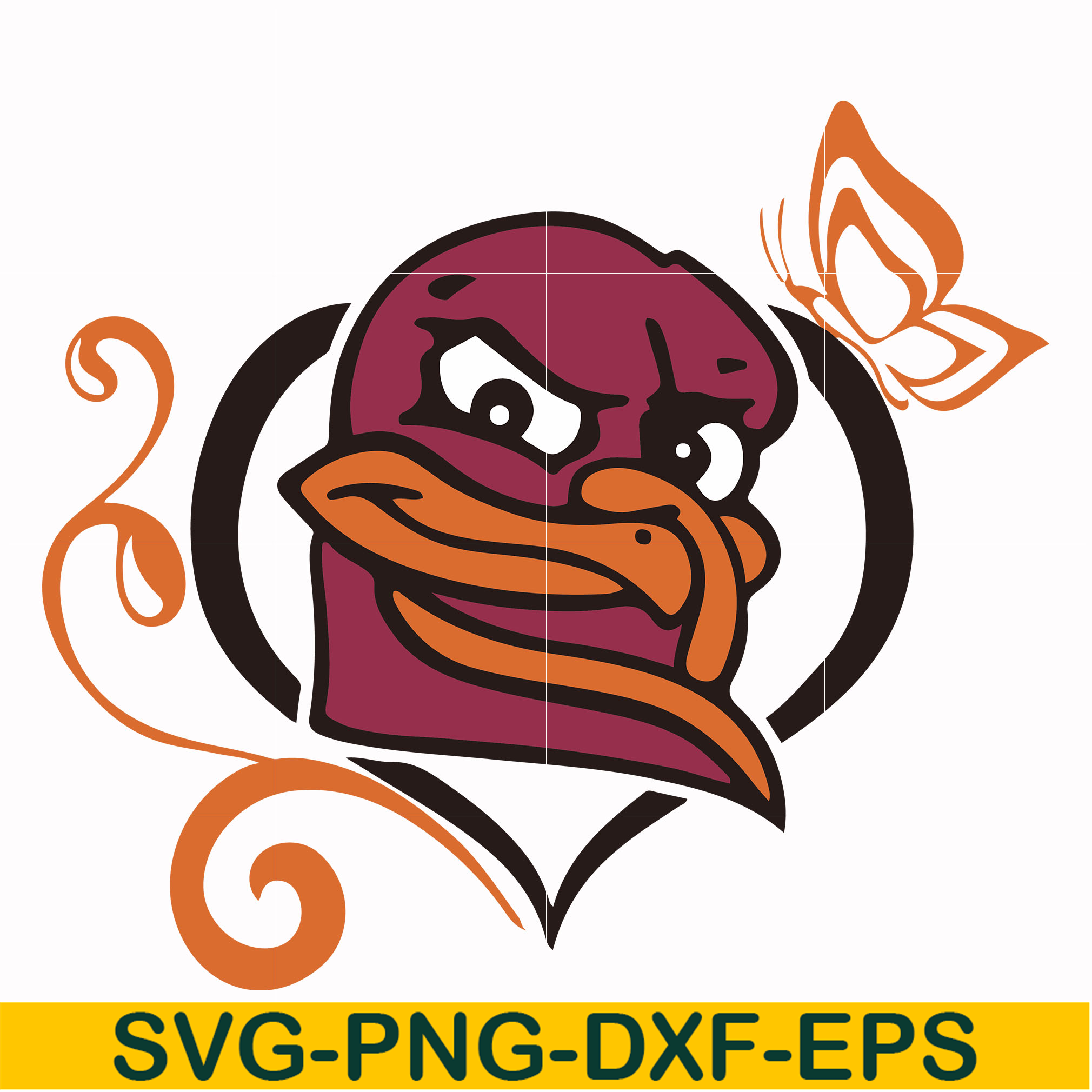 Virginia Tech Hokies svg, png, dxf, eps file NCAA0000335 | Inspire Uplift