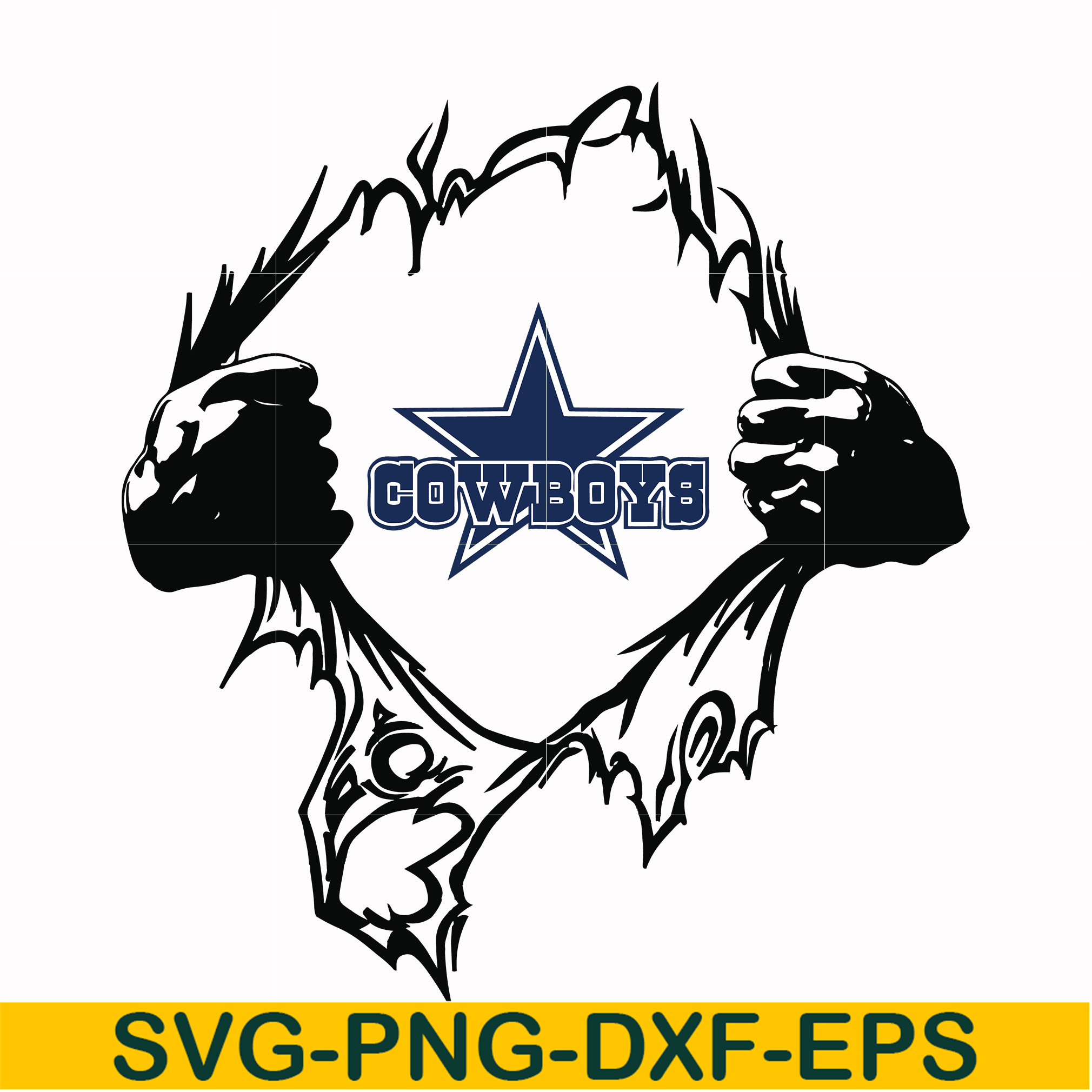 Cowboys superman, svg, png, dxf, eps file NFL0000128 | Inspire Uplift