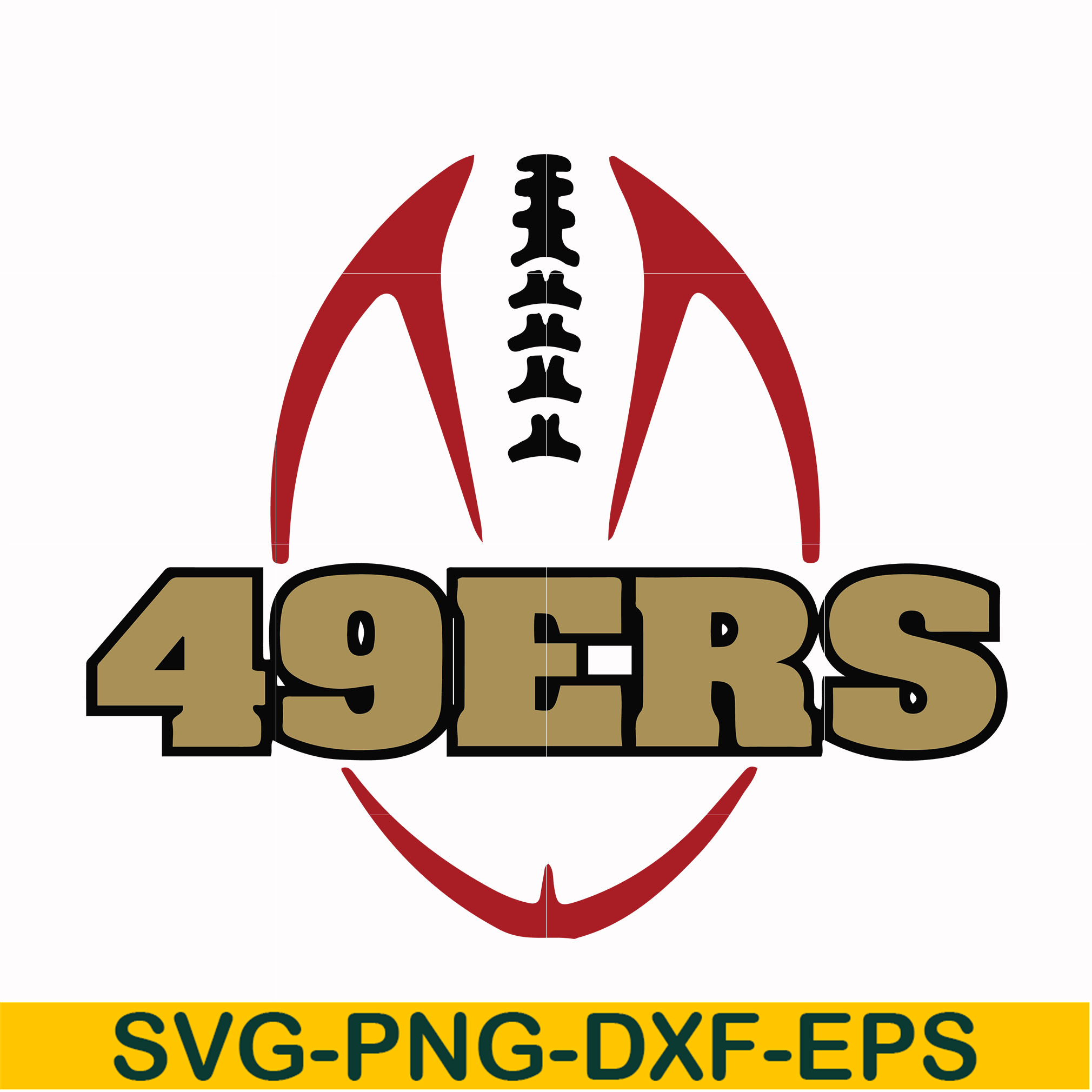 San francisco 49ers svg, 49ers svg, Nfl svg, png, dxf, eps d | Inspire ...