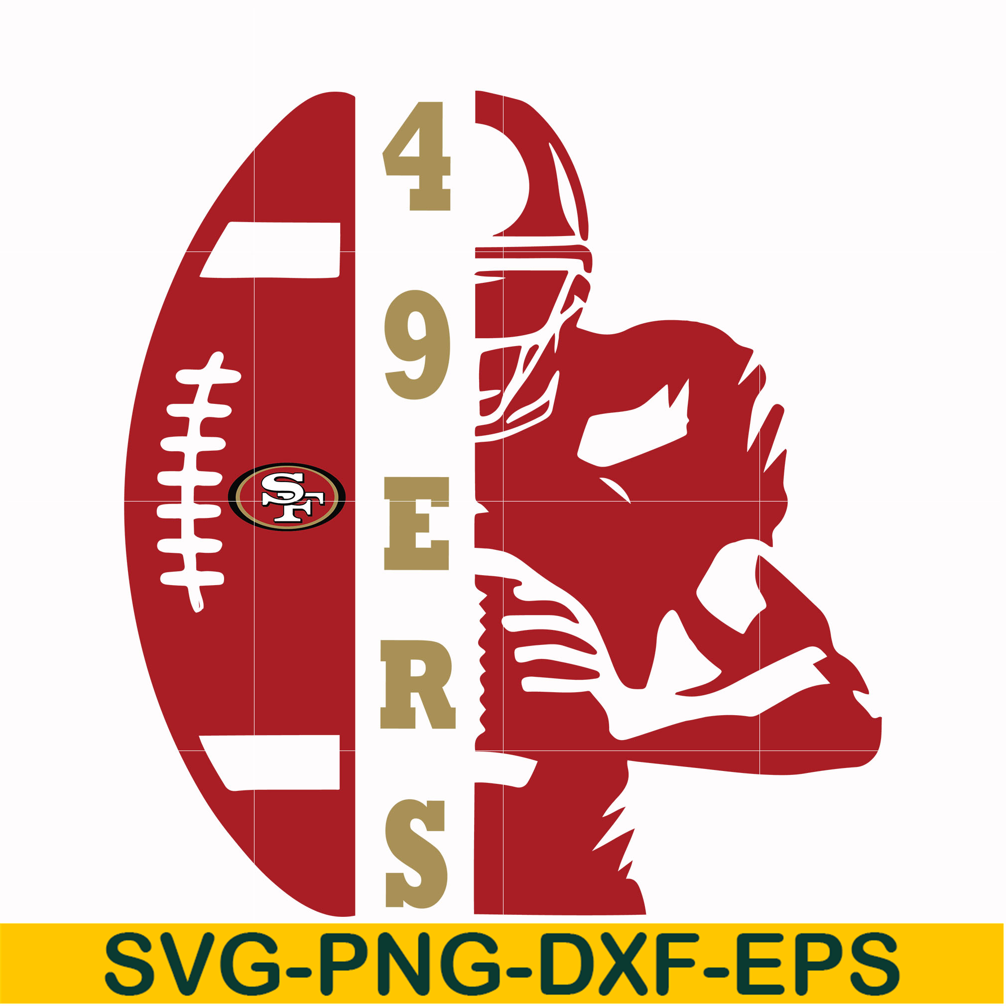 San francisco 49ers svg, 49ers svg, Nfl svg, png, dxf, eps d | Inspire ...
