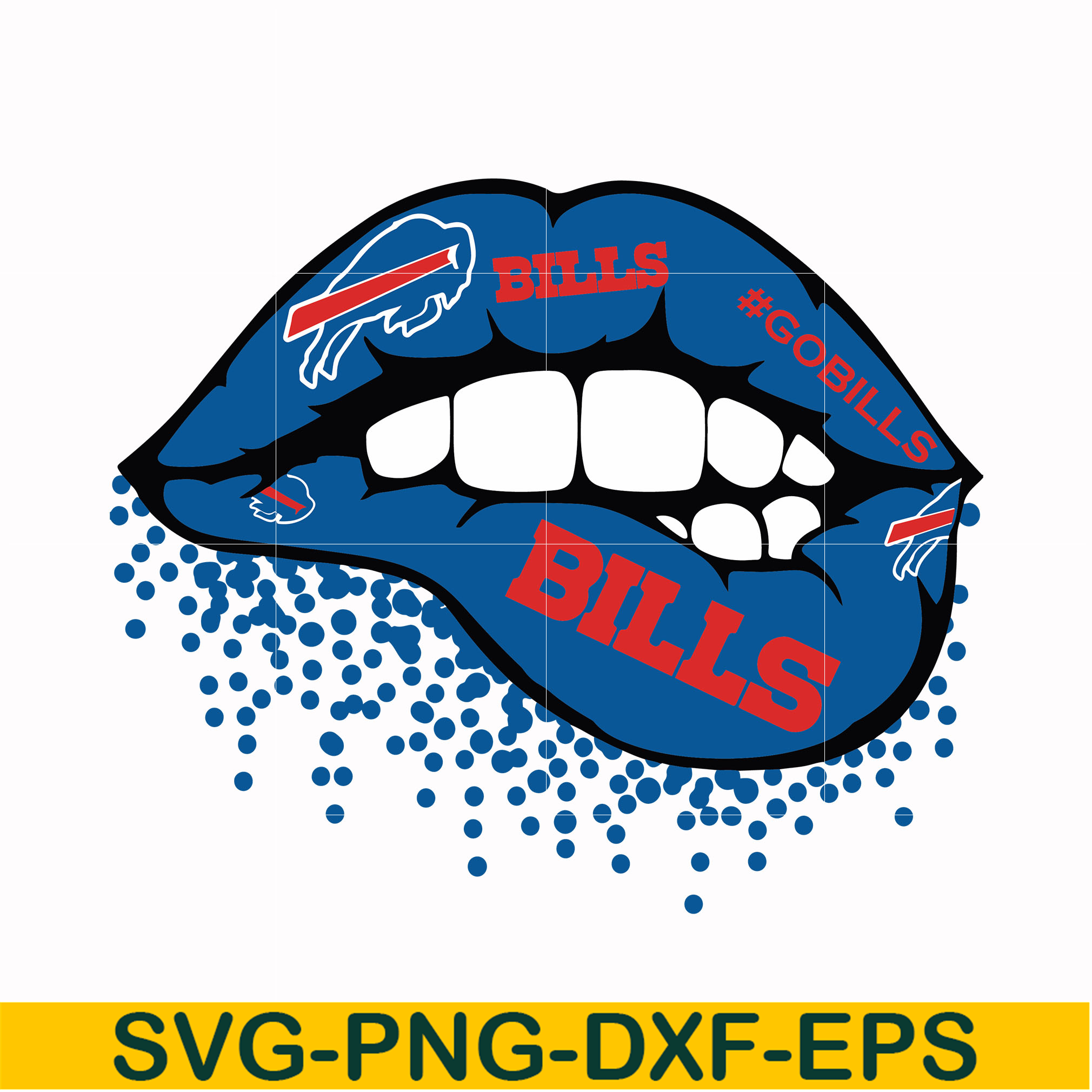 Buffalo Bills lip svg, Bills lip svg, Nfl svg, png, dxf, eps - Inspire ...