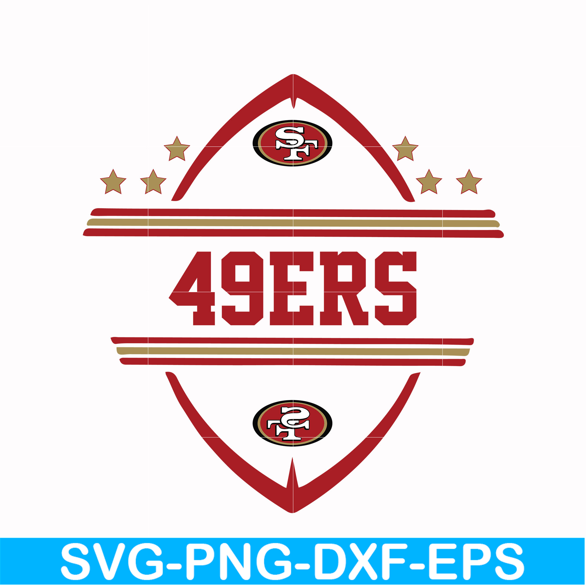 San francisco 49ers svg, 49ers svg, Nfl svg, png, dxf, eps d - Inspire ...