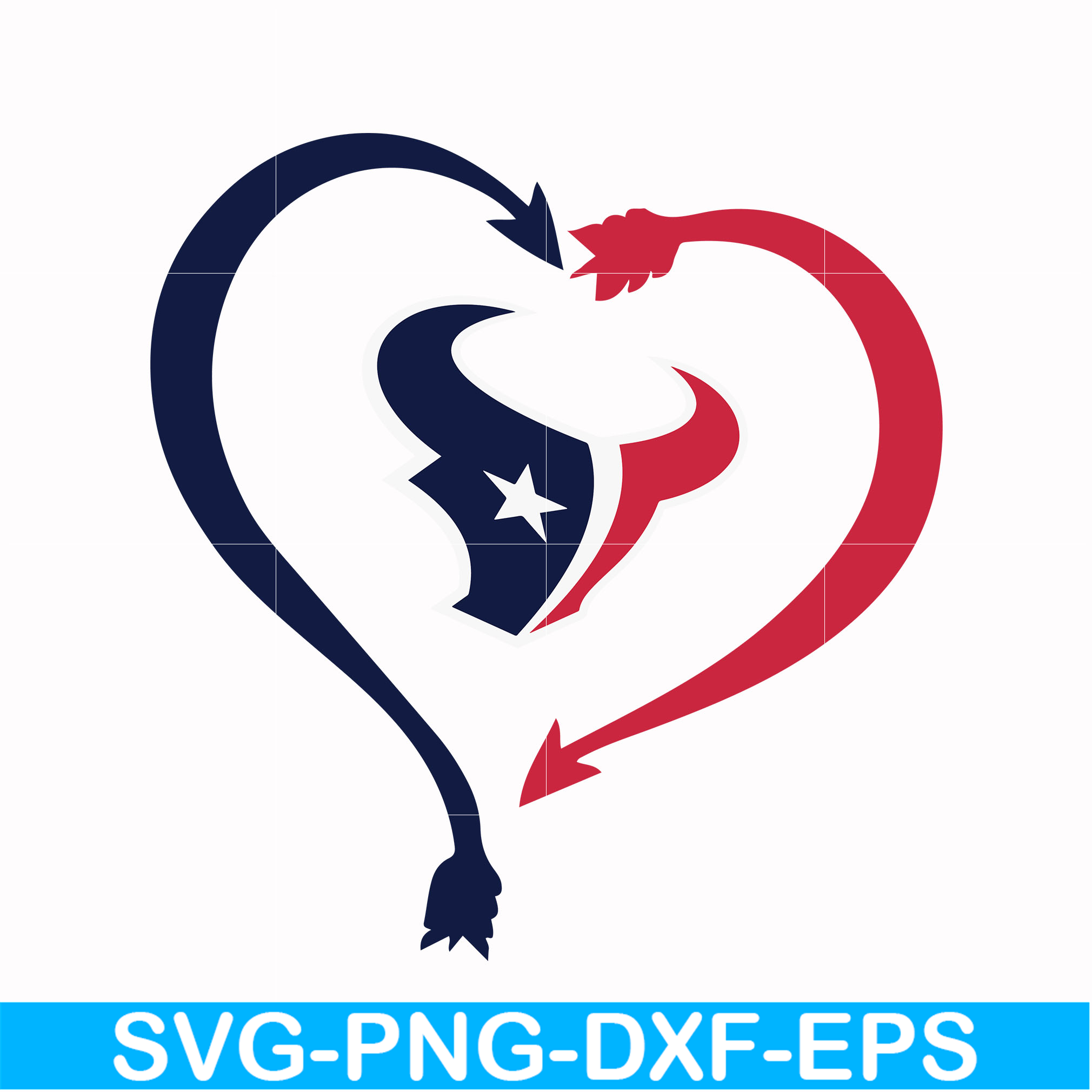 Houton texans heart svg, Texans svg, Nfl svg, png, dxf, eps - Inspire ...