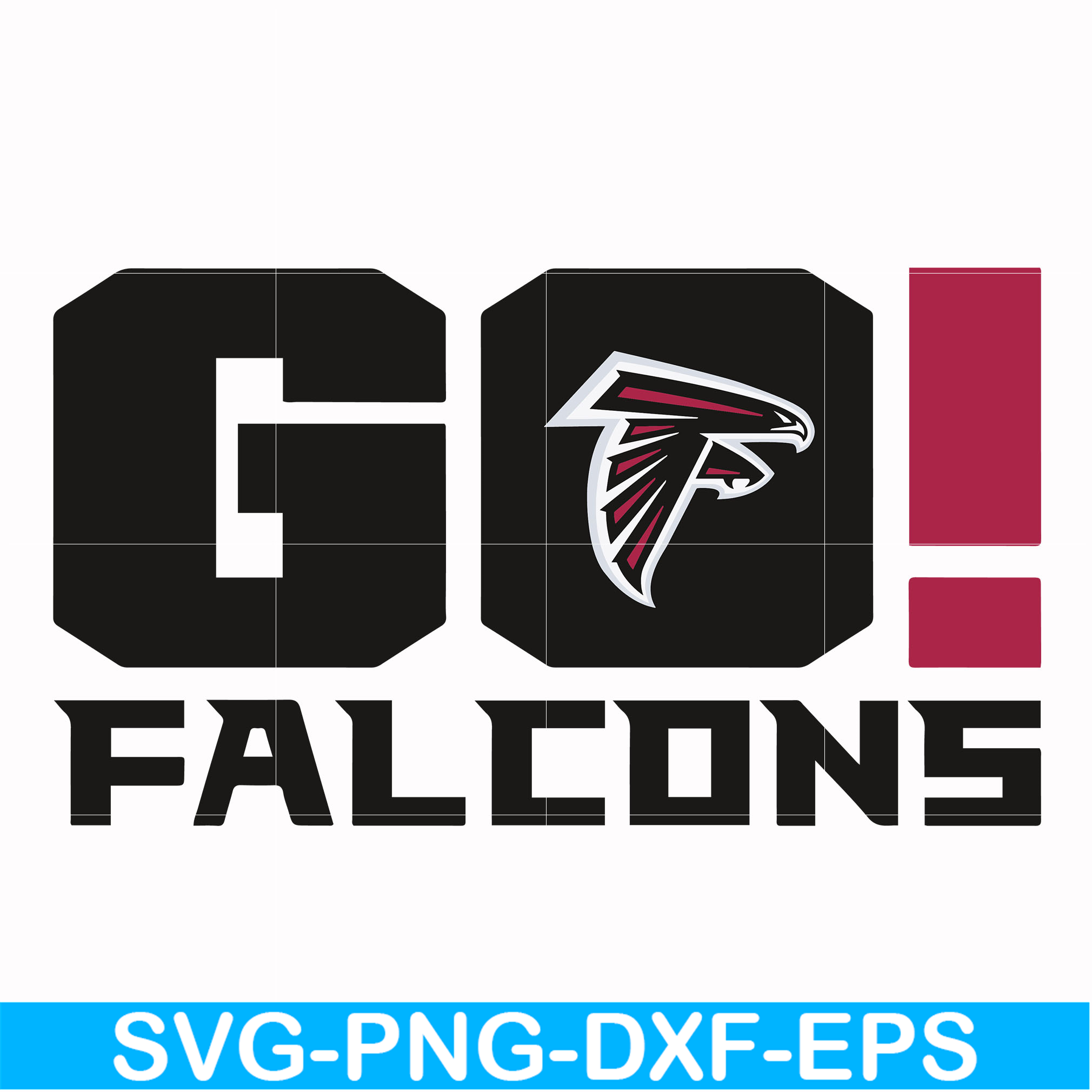 Atlanta Falcons Go Falcons svg, Falcons svg, Sport svg, Nfl | Inspire ...