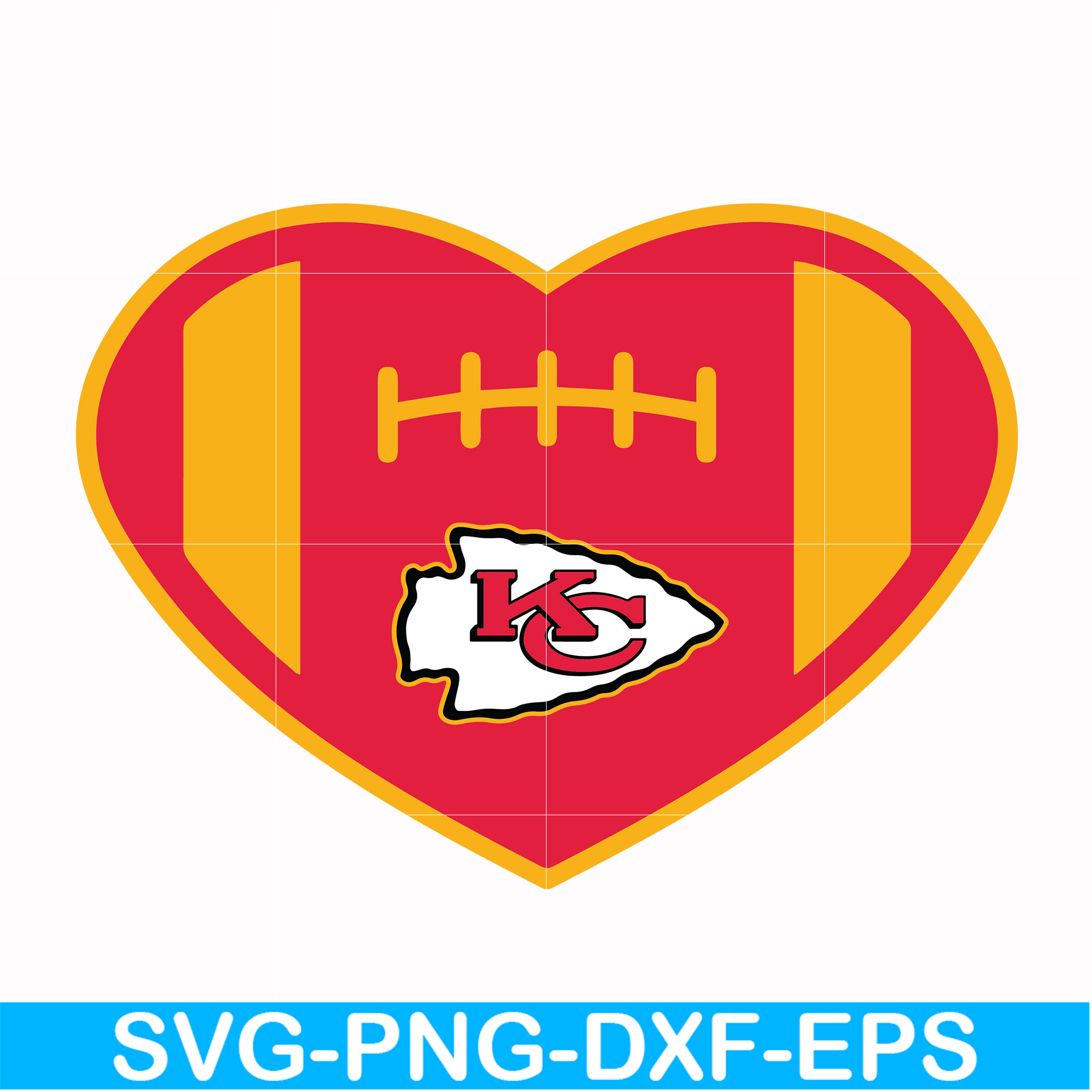 Kansas City Chiefs heart svg, Chiefs heart svg, Nfl svg, png - Inspire ...