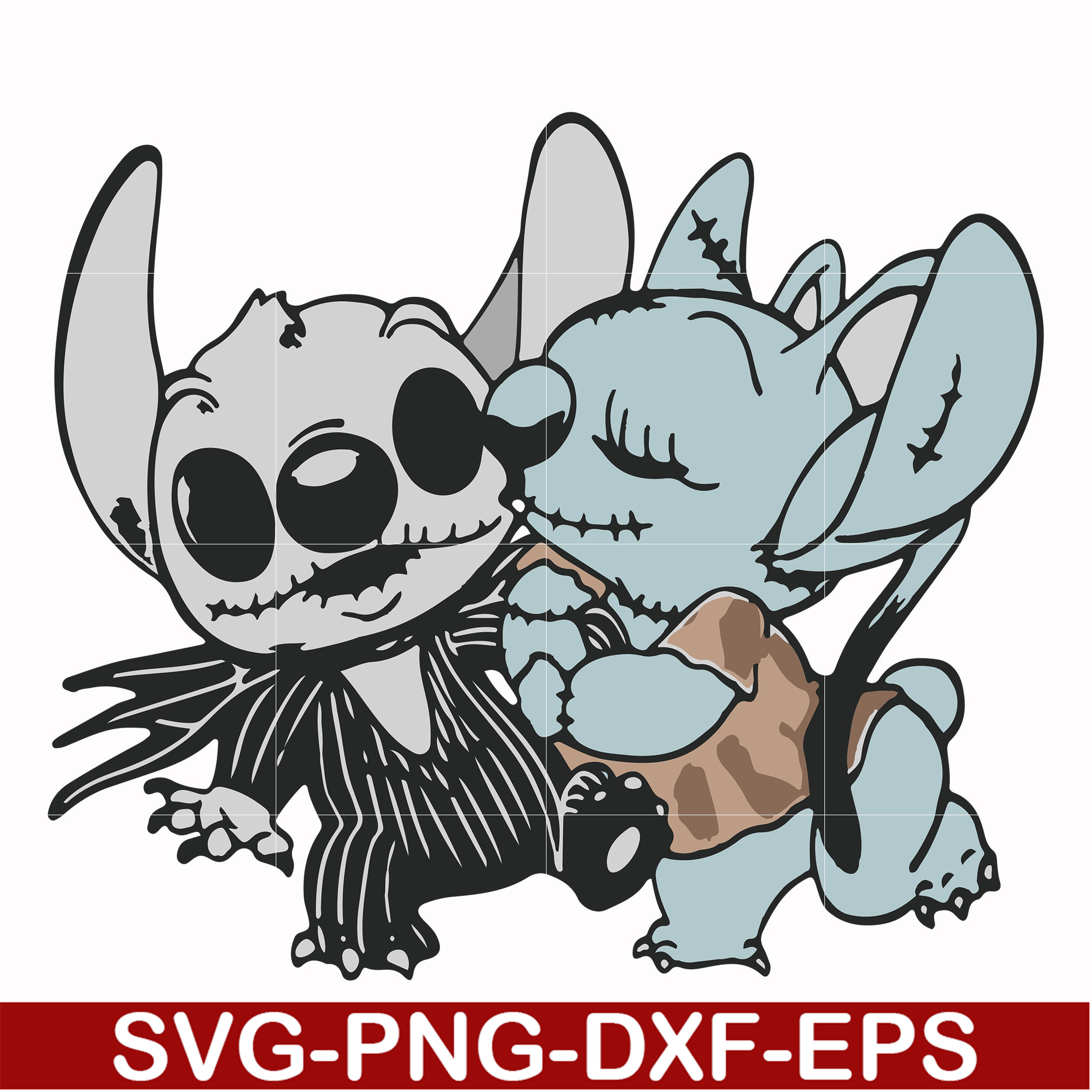 Stitch and Angel Jack Skellington The Nightmare Before Chris | Inspire ...