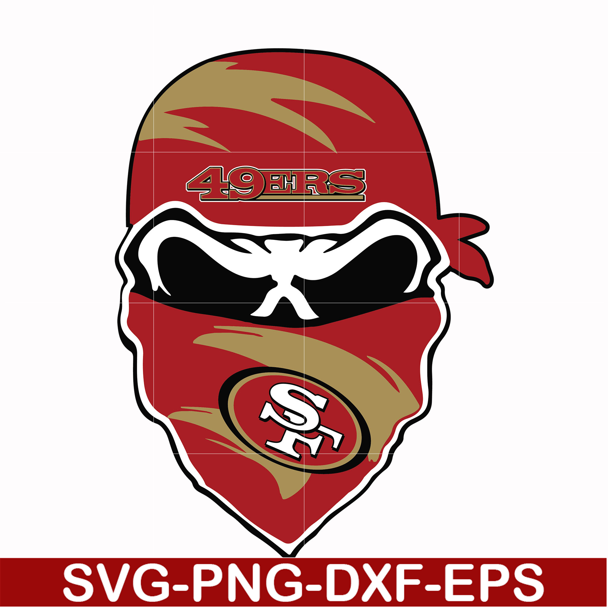 San francisco 49ers skull svg, 49ers skull svg, Nfl svg, png - Inspire ...
