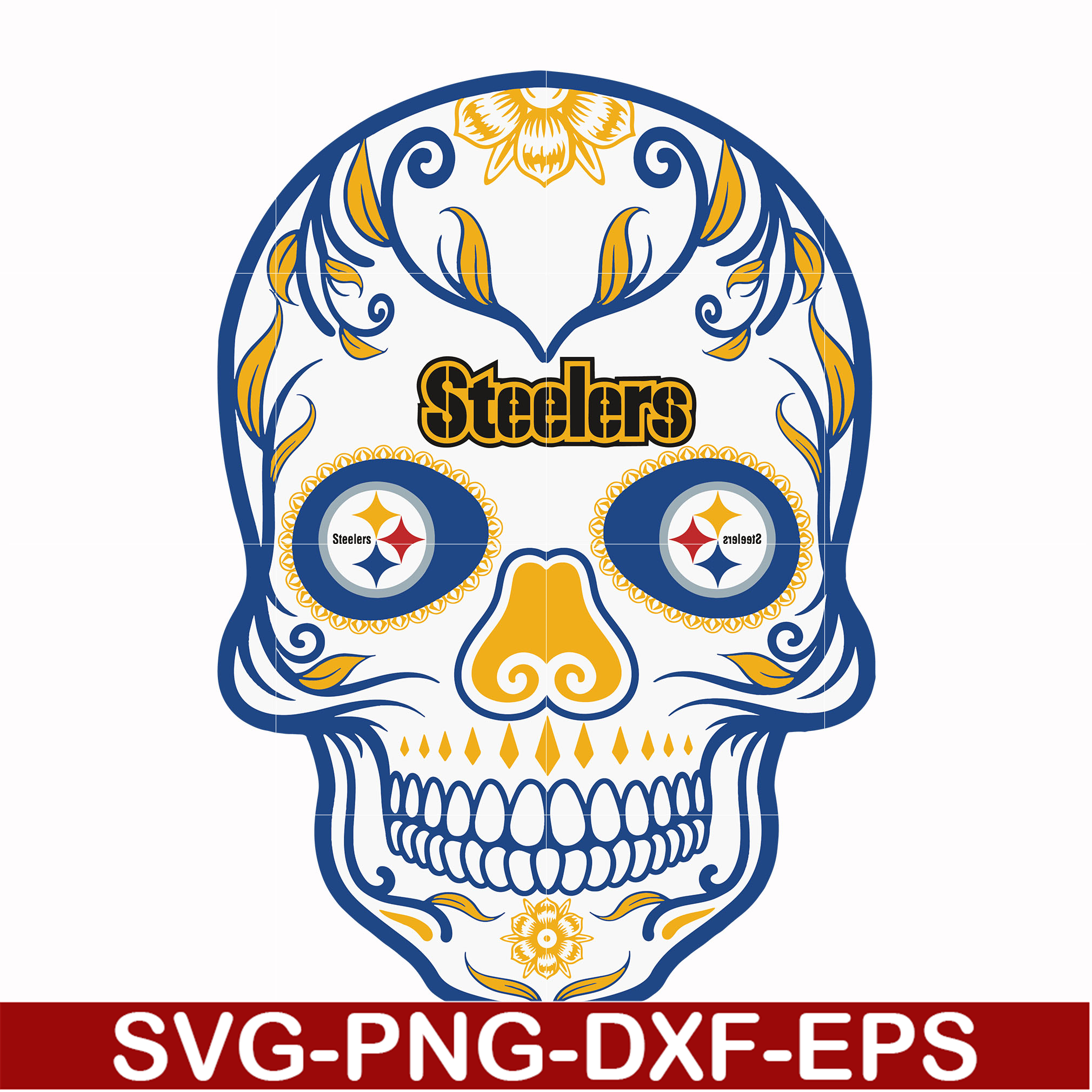 Pittsburgh Steelers skull svg, Pittsburgh Steelers svg, Skul - Inspire ...