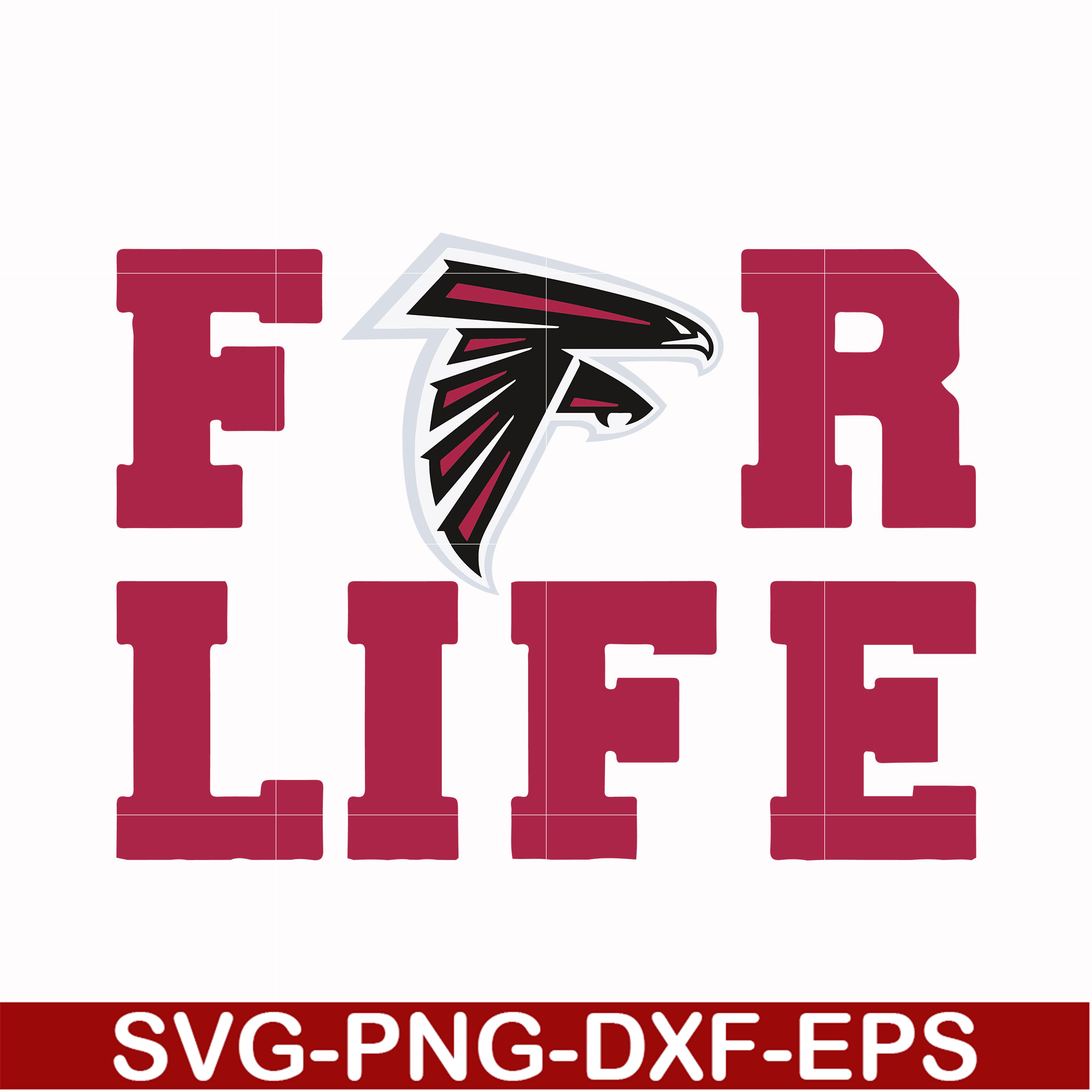 Atlanta Falcons For Life svg, Falcons svg, Sport svg, Nfl sv | Inspire ...