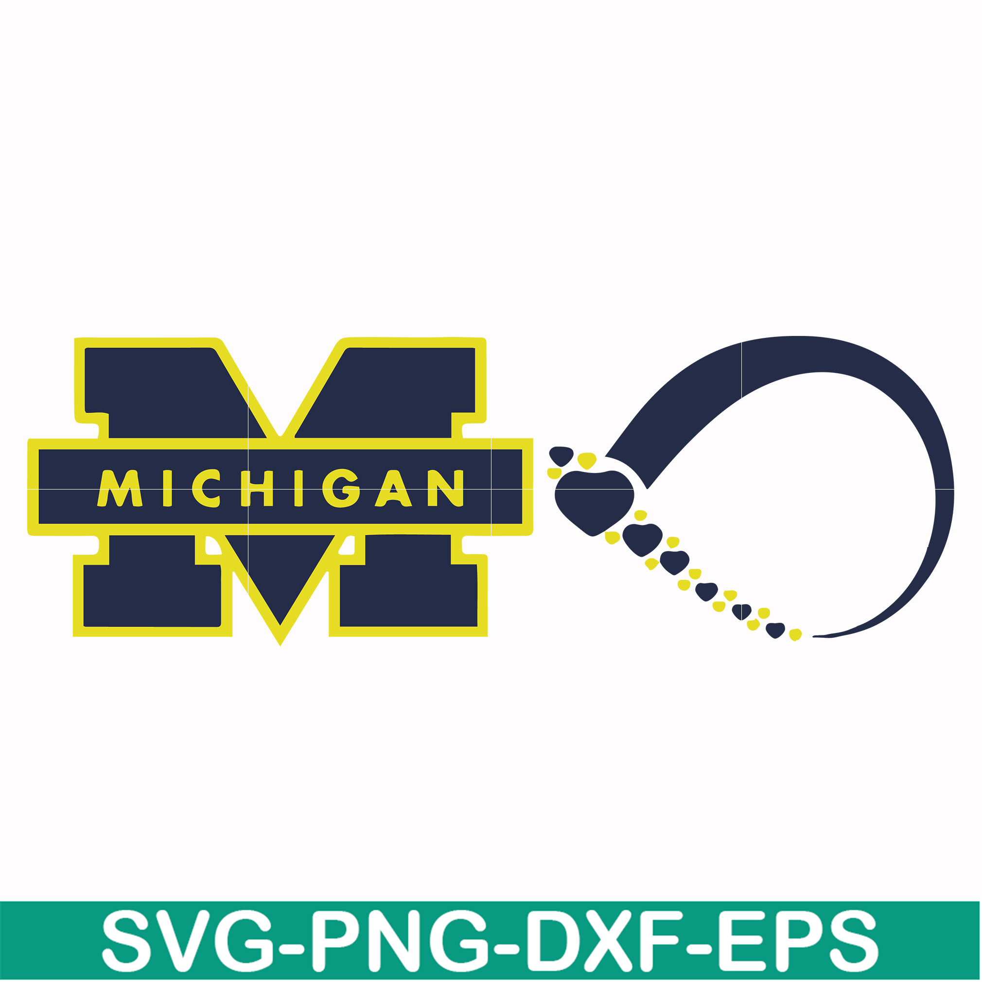 Michigan Wolverines Set svg, png, dxf, eps file NCAA0000276 | Inspire ...