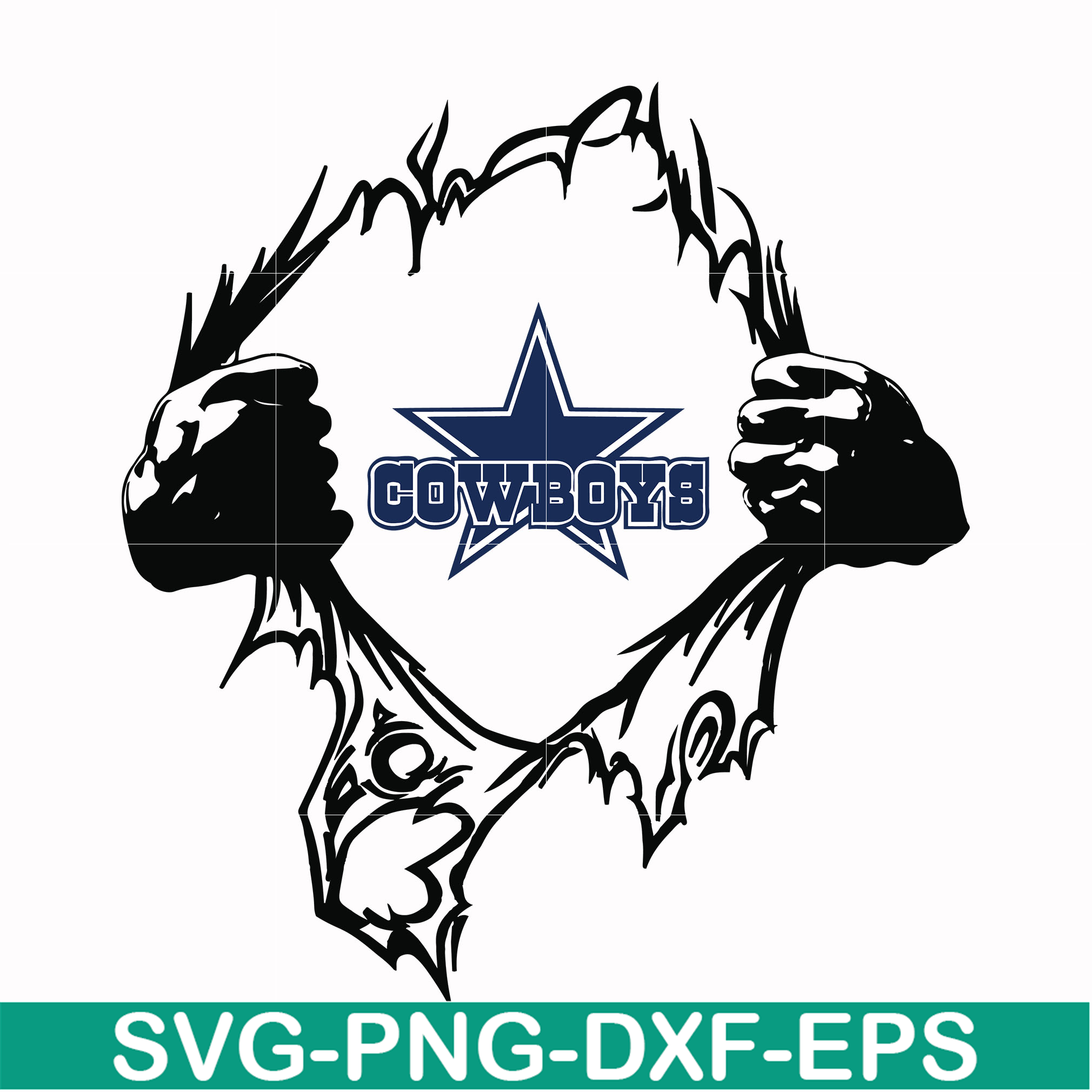 Cowboys superman, svg, png, dxf, eps file NFL0000128 | Inspire Uplift